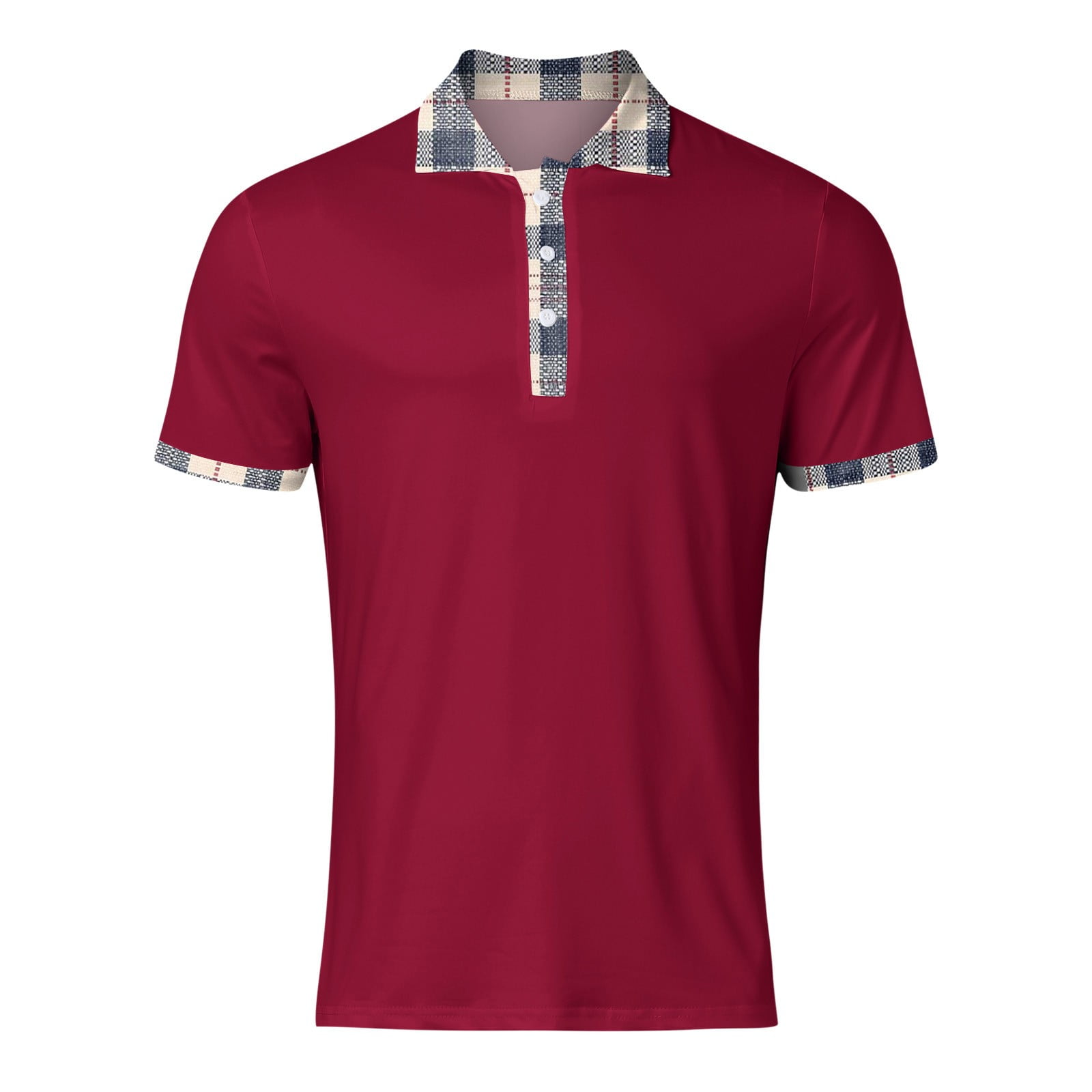 PEASKJP Men's Polos Shirts Short Sleeve Polo Shirts for Men Short ...