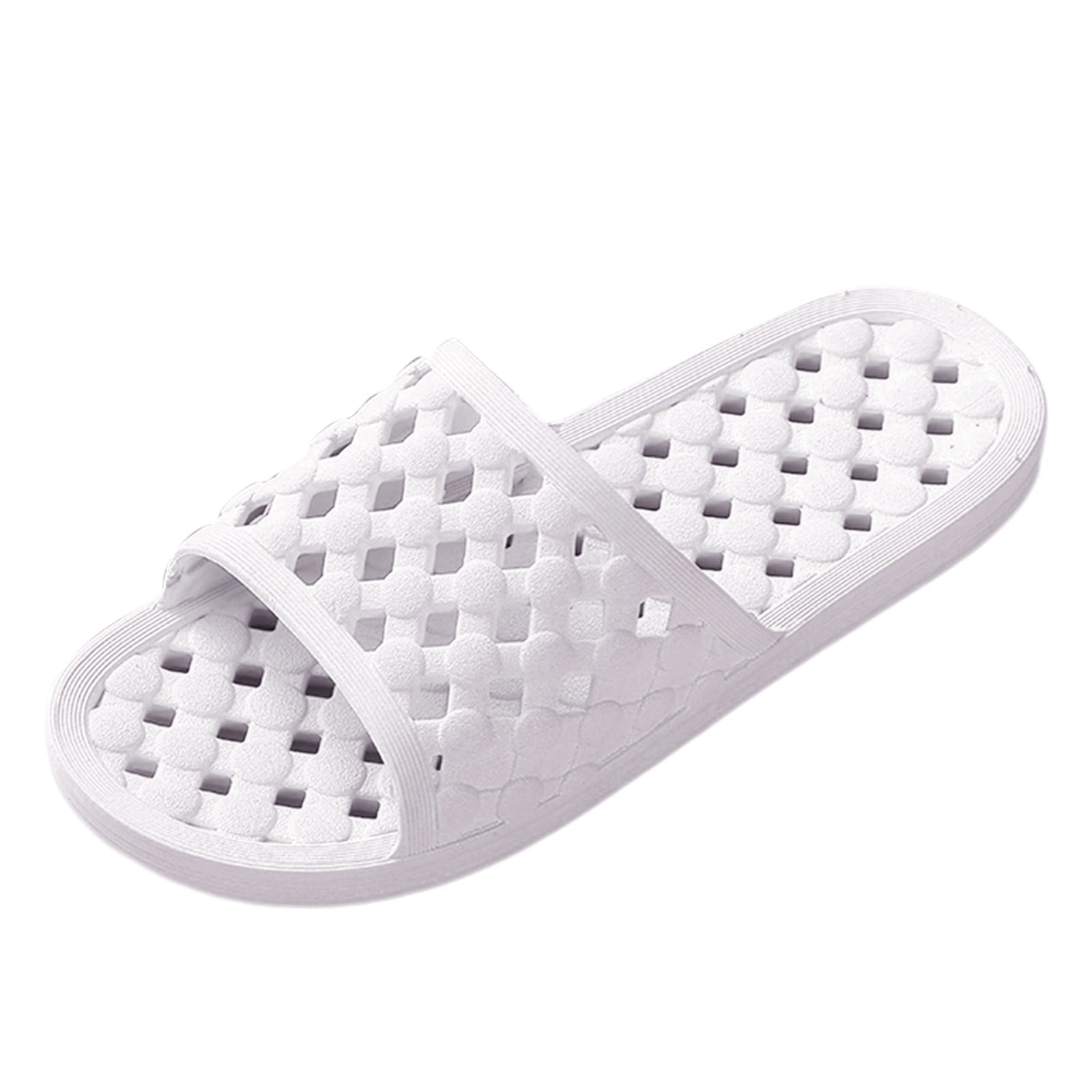 PEASKJP Men's Slides Anti-Slip Slippers Slip On Sandals Cushioned Cloud ...