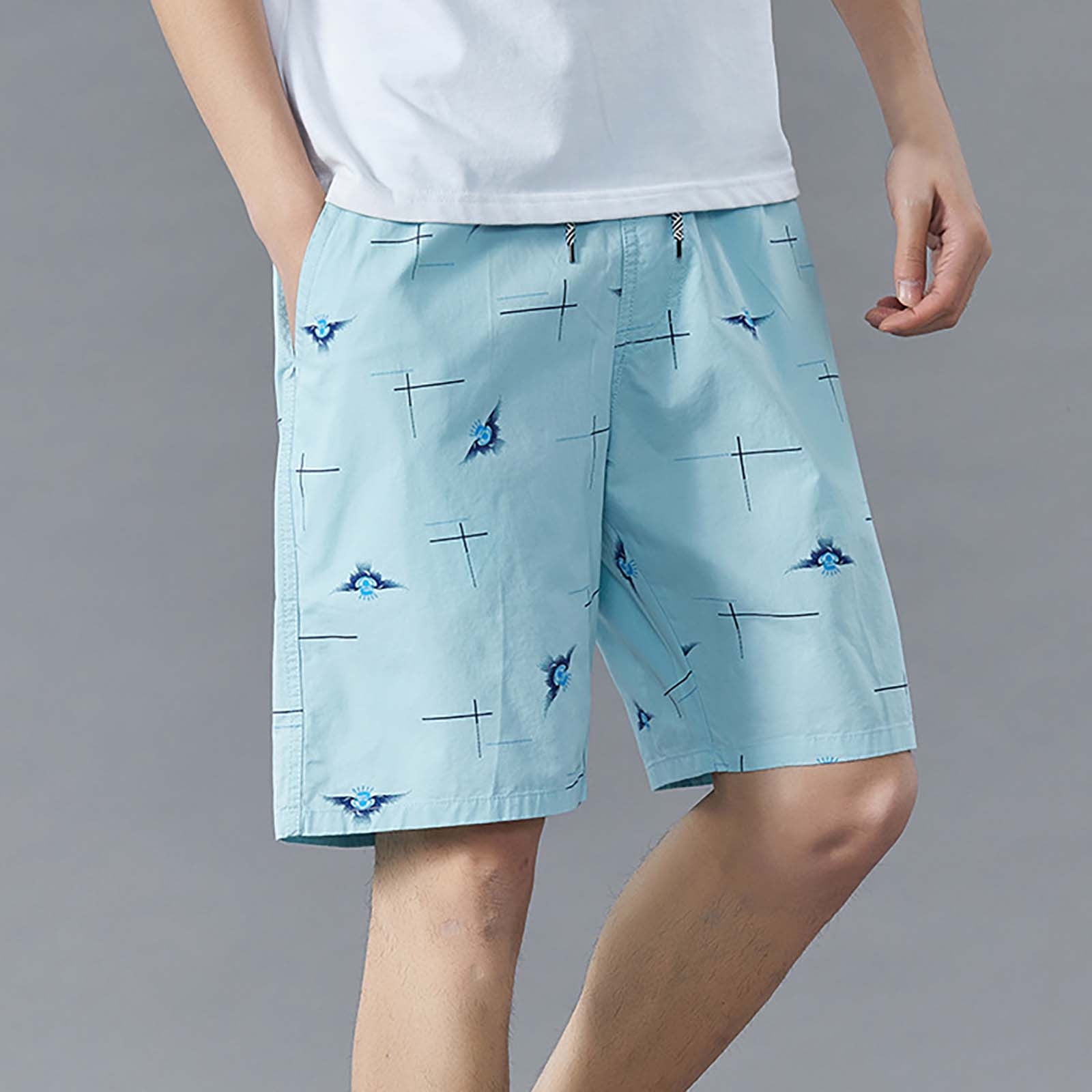 PEASKJP Mens Shorts Casual Summer Men's Extreme Motion Crossroad Cargo ...