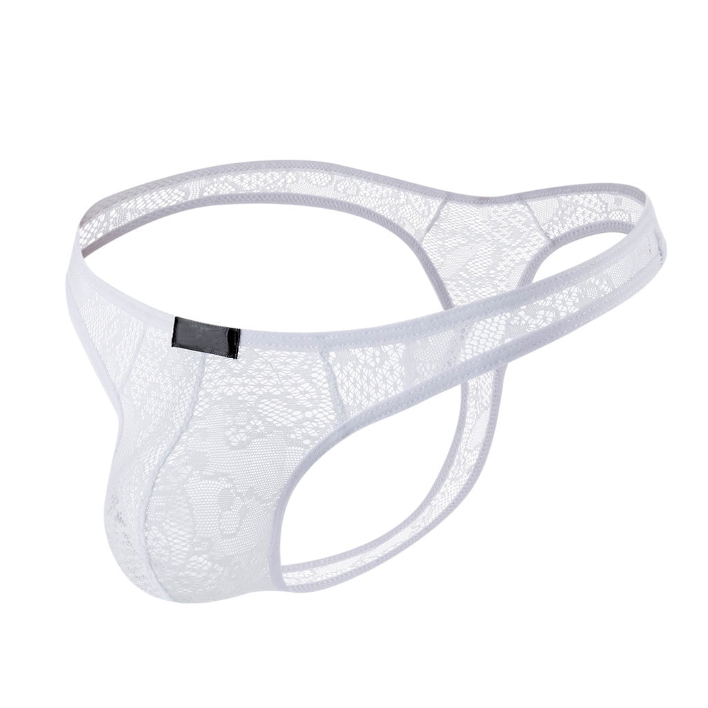 PEASKJP Mens Thongs Underwear Quick Drying Low Rise Comfortable ...