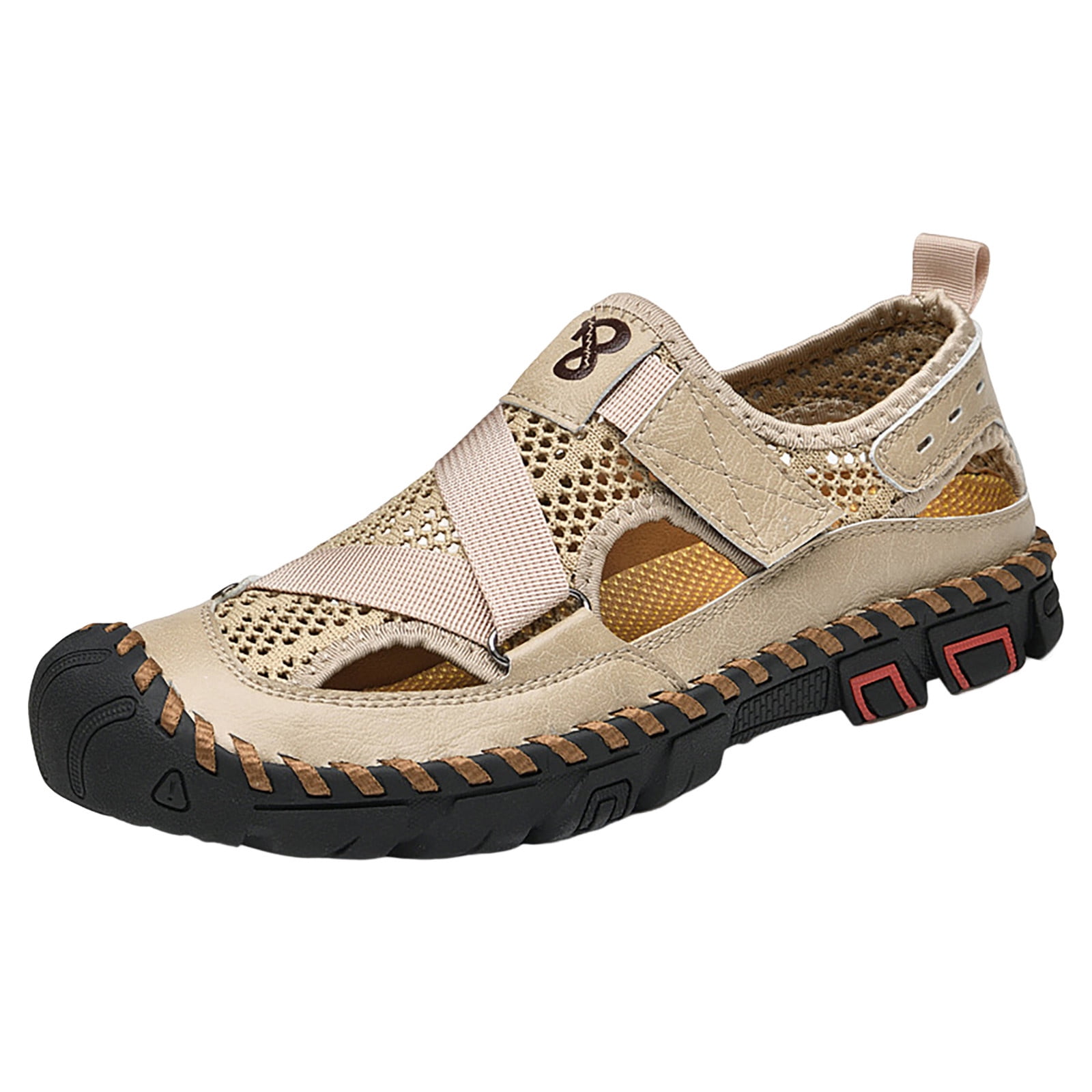 PEASKJP New Summer Sandals for Men's Breathable Korean Edition Slip On ...