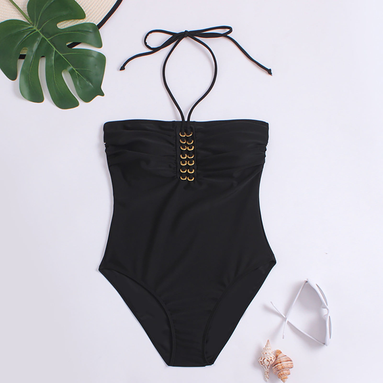 PEASKJP One Piece Swimsuit Women Plus Size Womens One Piece Swimsuits ...