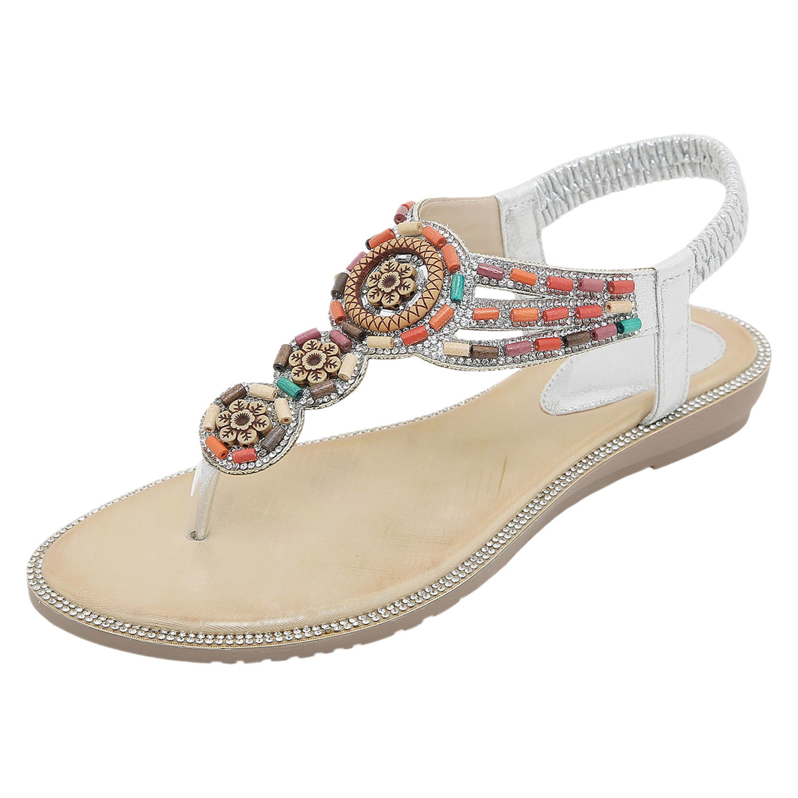 PEASKJP Platform Sandals Women Wide Women's Rest Lizbeth Backstrap ...