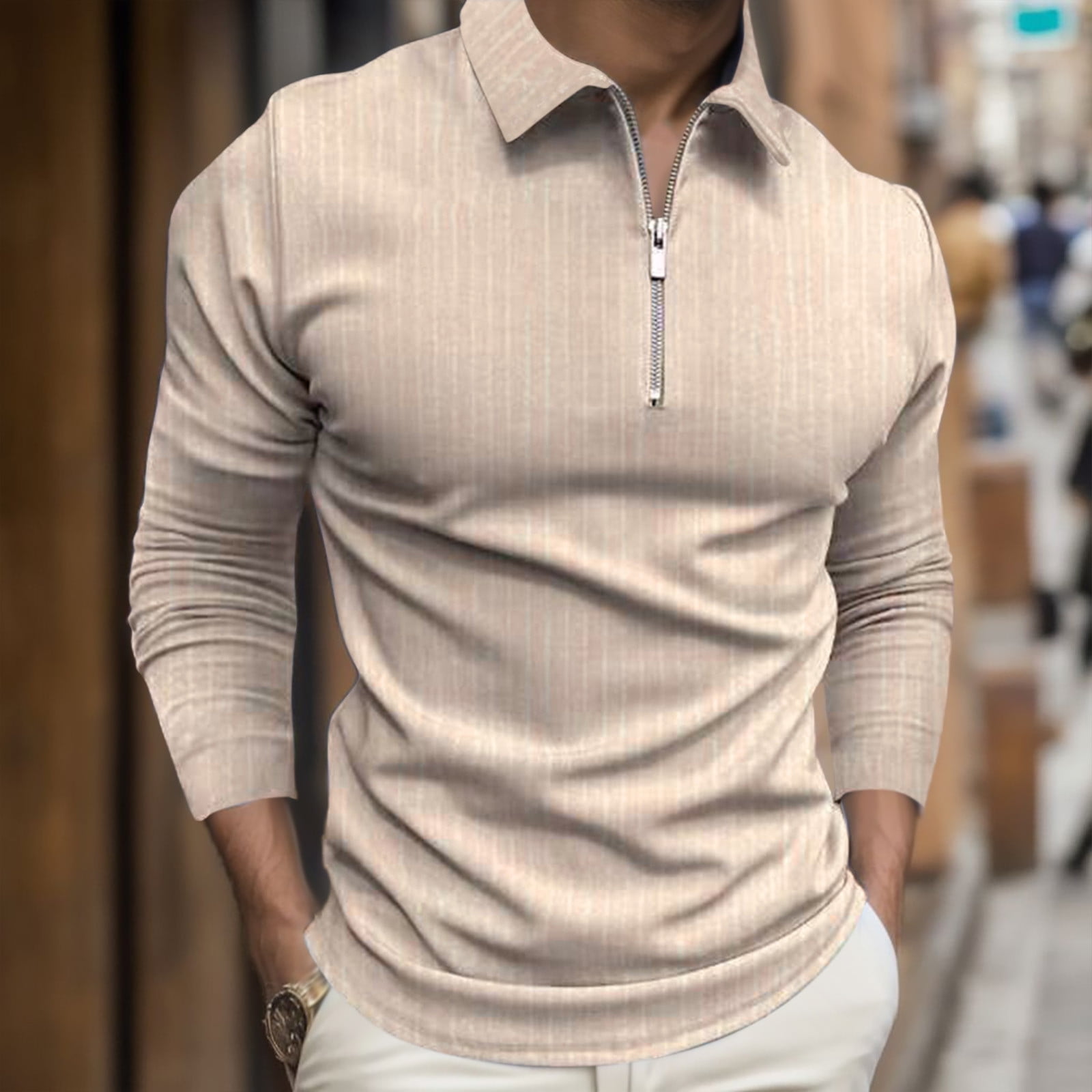 PEASKJP Polo T Shirts for Men Slim Fit Polo Shirts for Men Men's ...