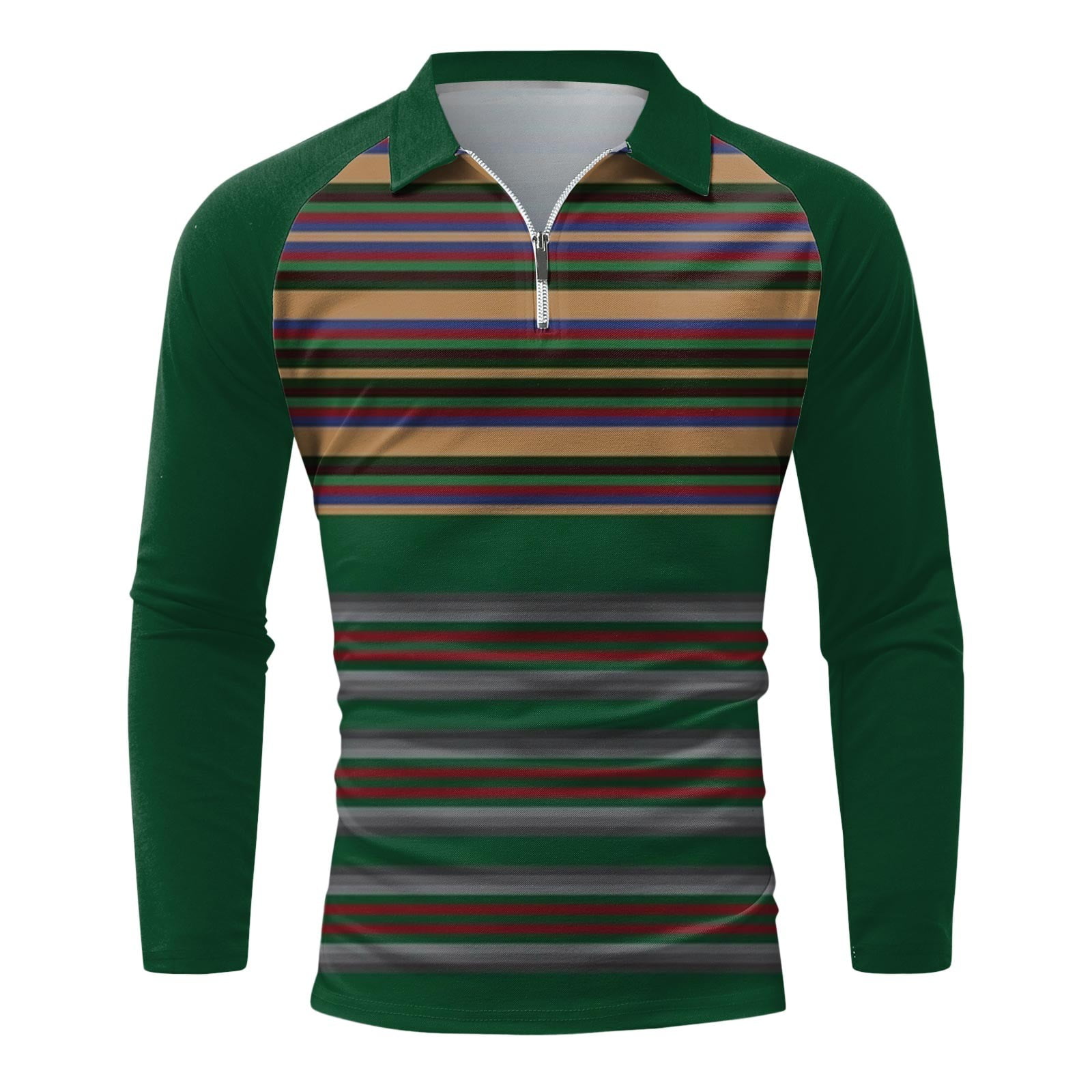 PEASKJP Polos for Men Tall Men's Polo Shirts Sport Men's Polo Shirt Men ...