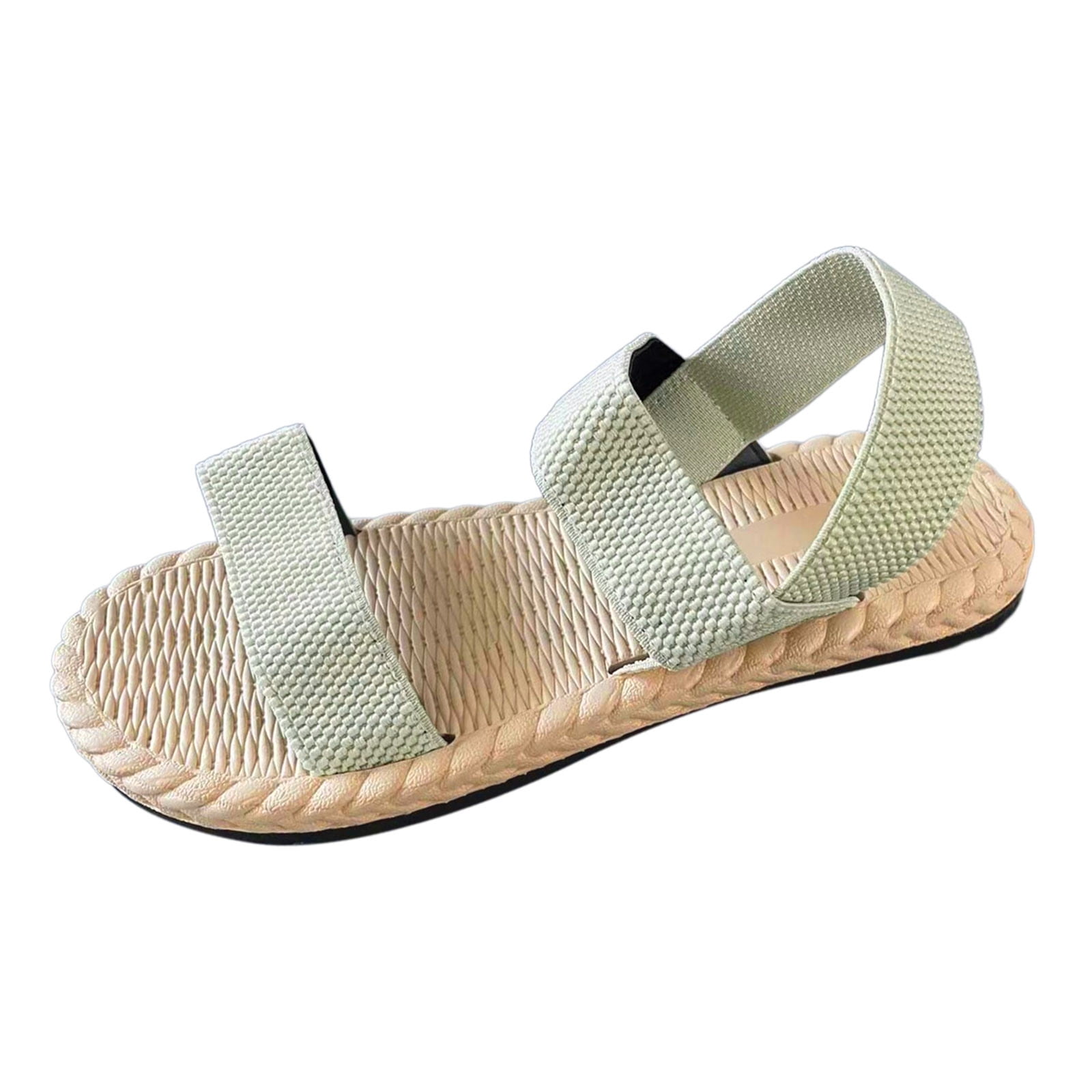 PEASKJP Sandals for Women Dressy Casual Espadrille Slide On Platform ...