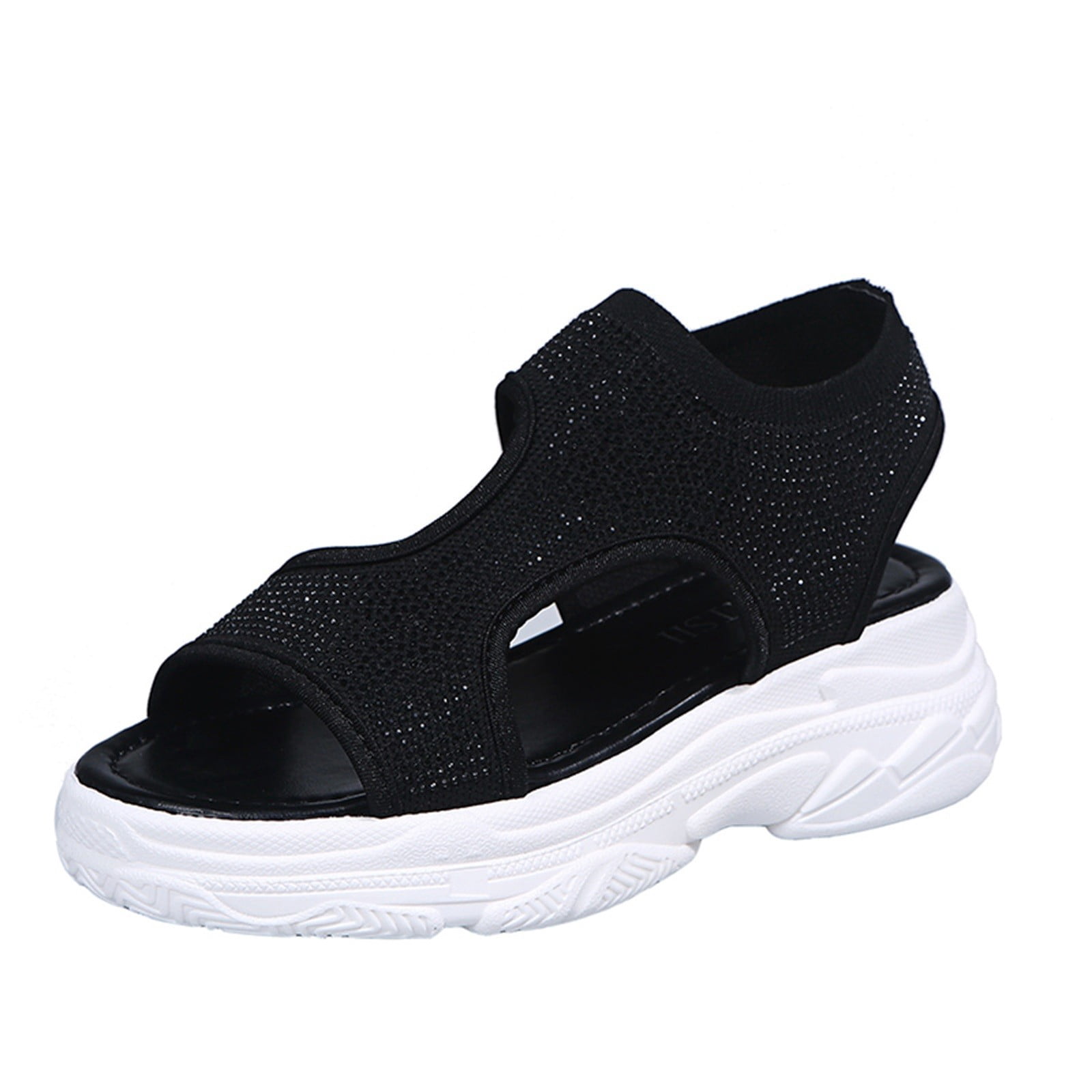 PEASKJP Sandals Women Wide Sandals for Women Wedge,Womens Summer Casual ...