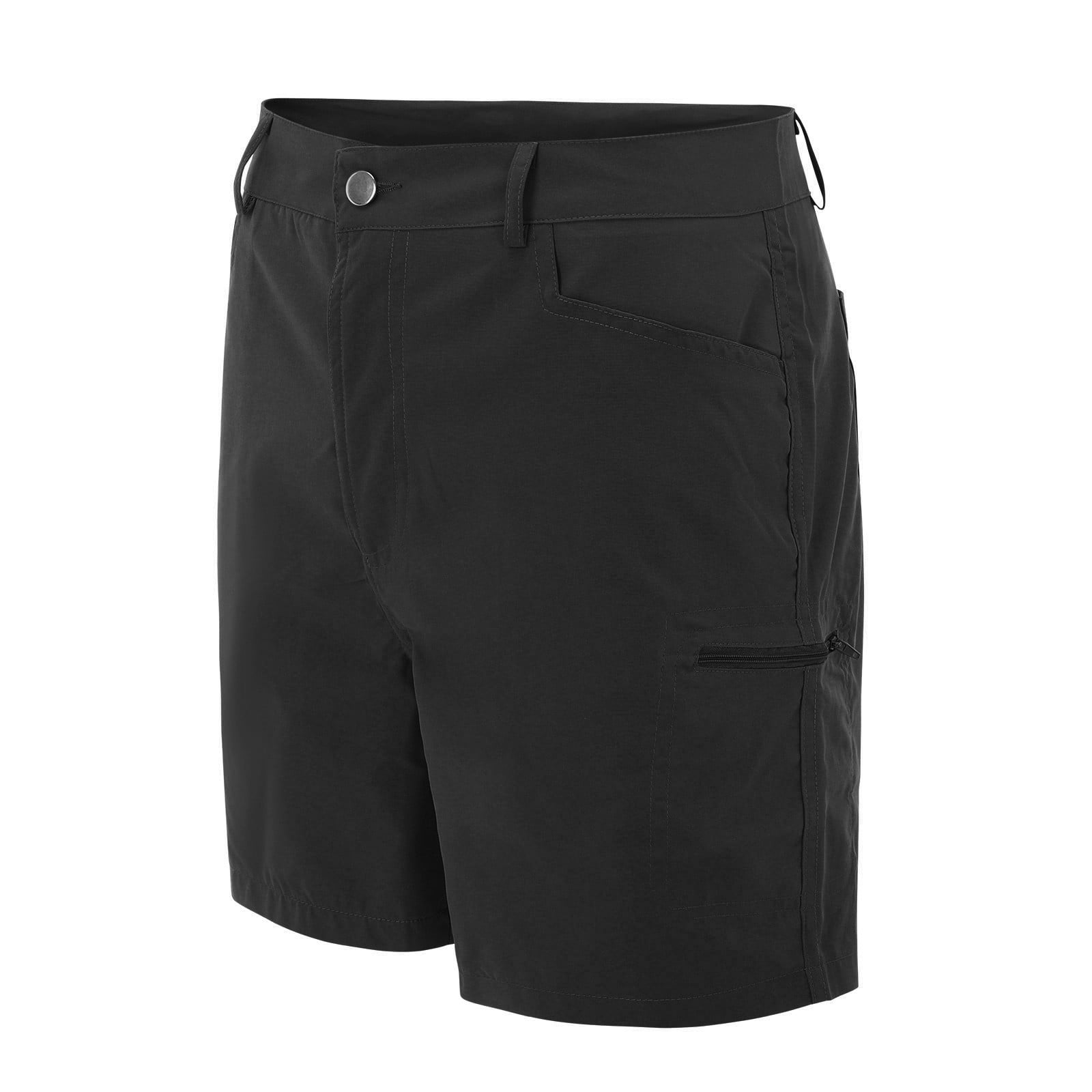 PEASKJP Shorts for Men Casual Men's Cotton Full Elastic Waist Cargo ...