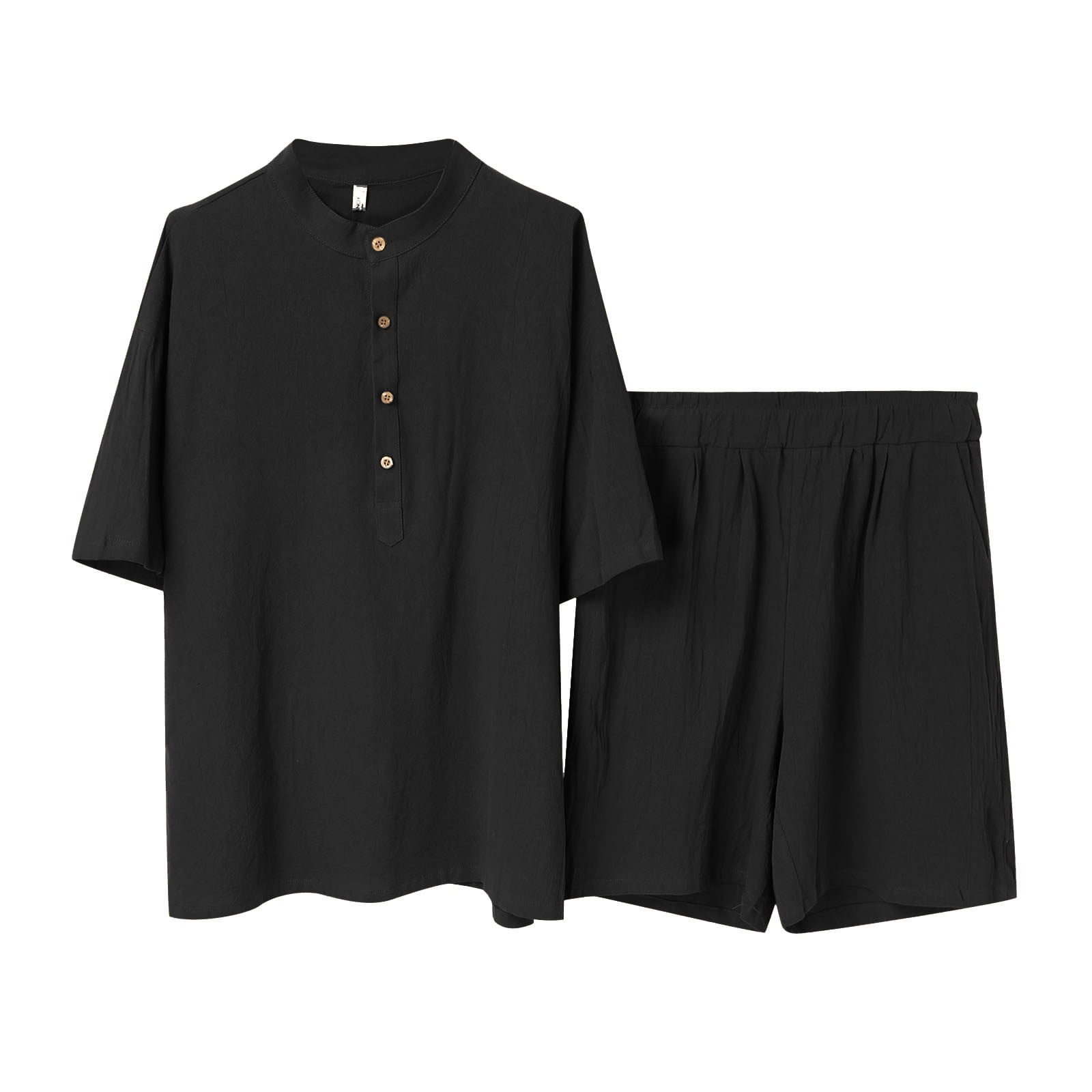 PEASKJP Summer Short Sets Men's Two Piece Matching Set Beach Suit ...