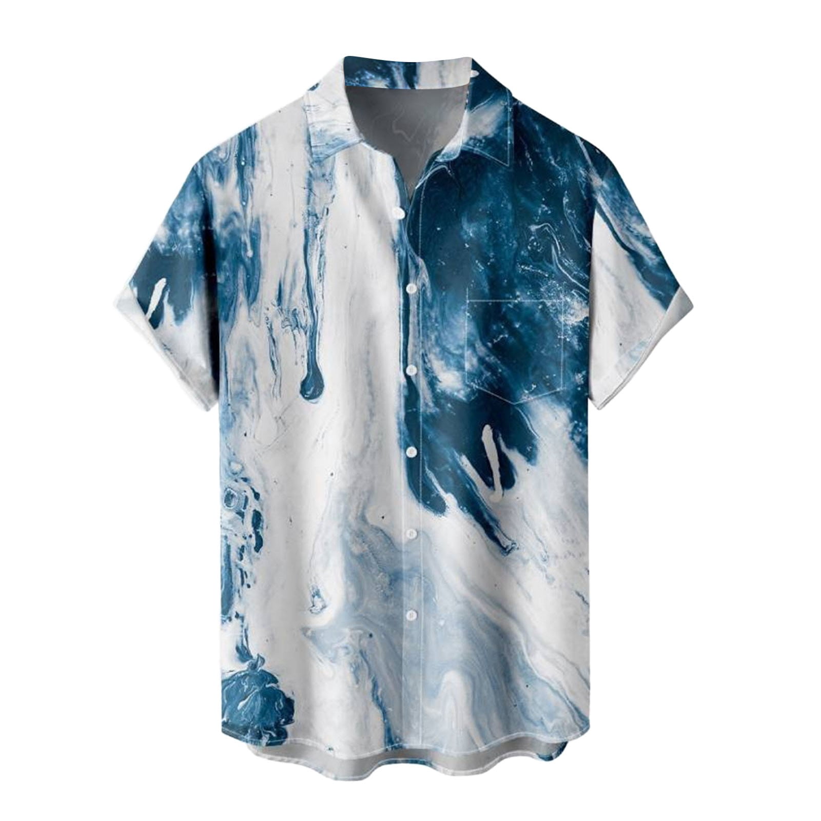 PEASKJP T Shirts for Men Summer Tropical Relaxed Fit Regular-Fit ...