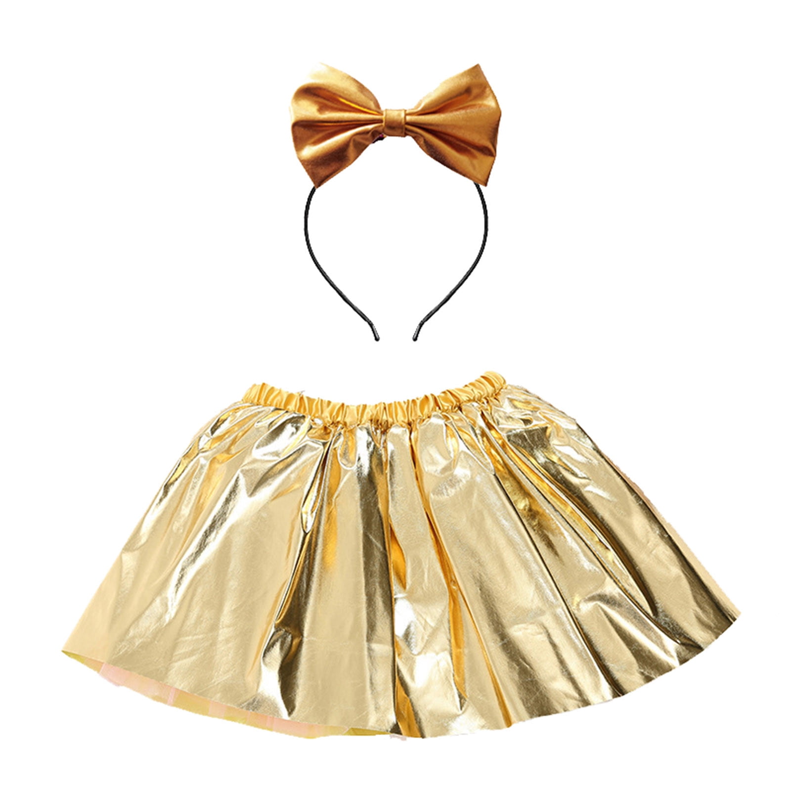PEASKJP Toddler Tutu Girls Princess Layered Dance Skirt Dress Up Tulle ...