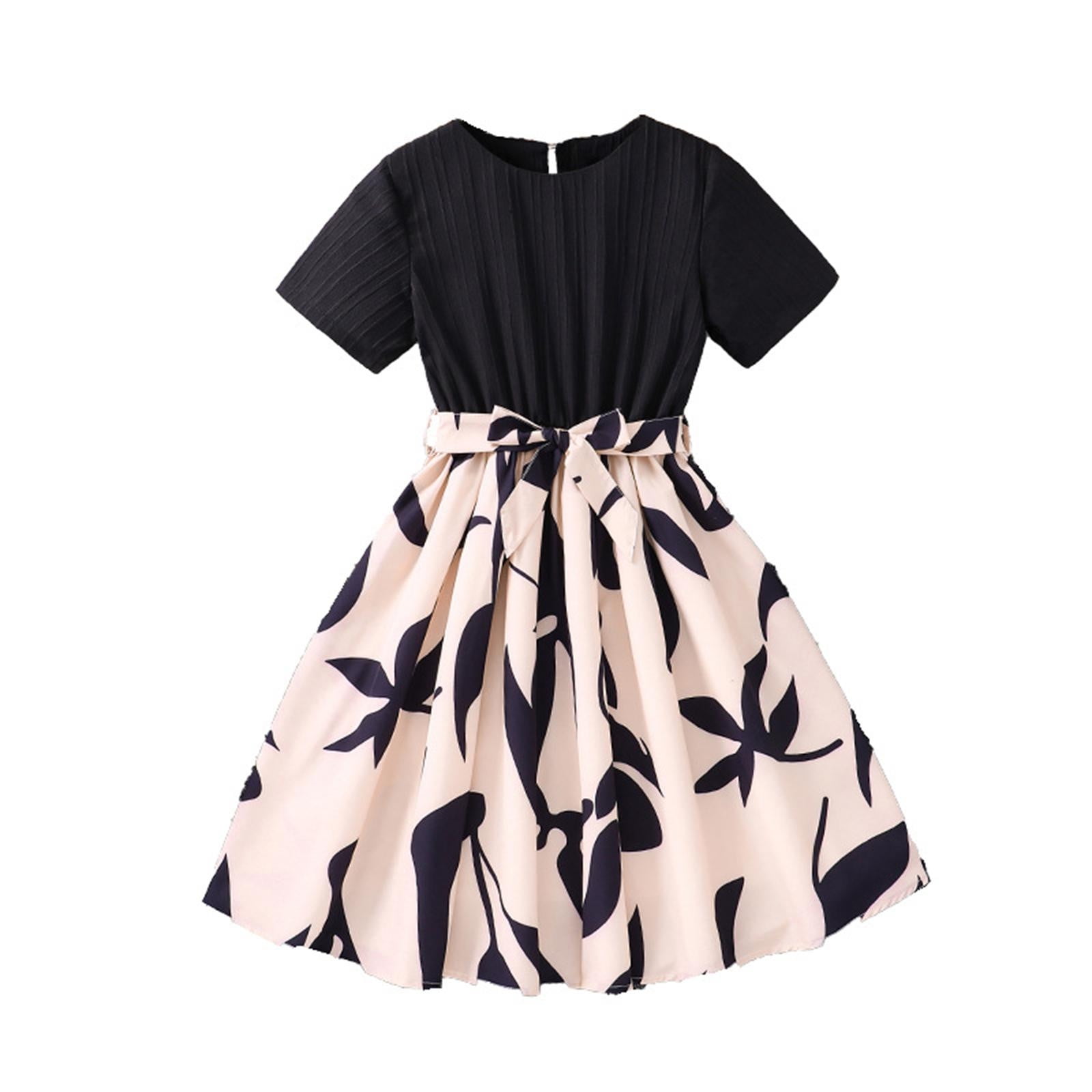 PEASKJP Tween Dresses Girl 2025 Sequin Dress Short Flutter Sleeve ...