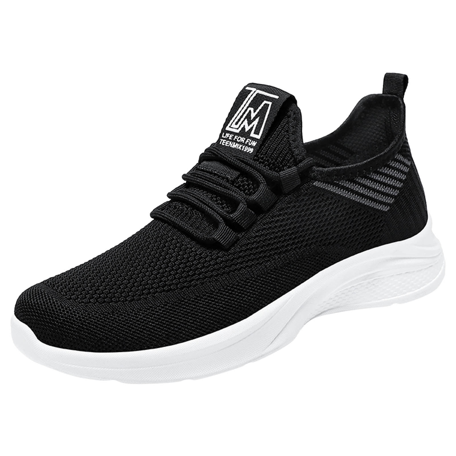 PEASKJP Walking Shoes for Men Breathable Lightweight Mesh Anti-Slip ...