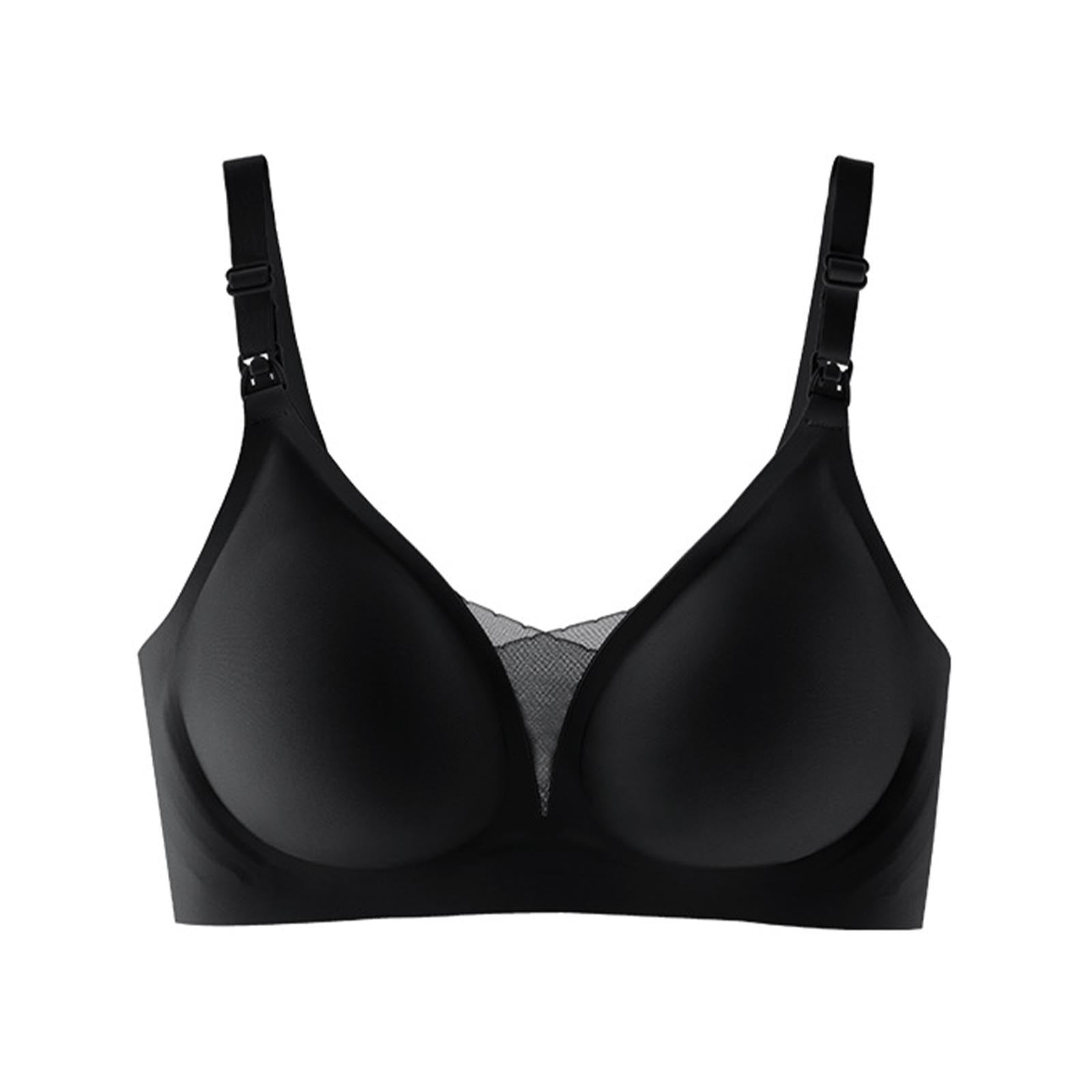 PEASKJP Women's Bras Women's Full Coverage Floral Lace Underwired Bra ...