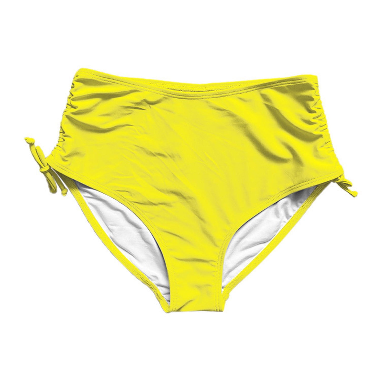 PEASKJP Women's High Waisted Control Bikini Bottoms Brief Underwear ...