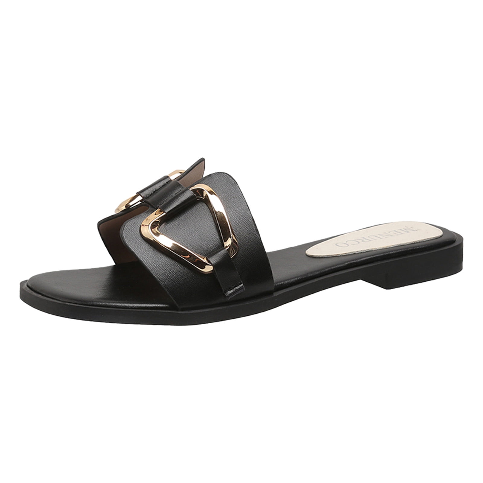 PEASKJP Women's Sandals Wide Width Sandal for Women Memory Foam and ...