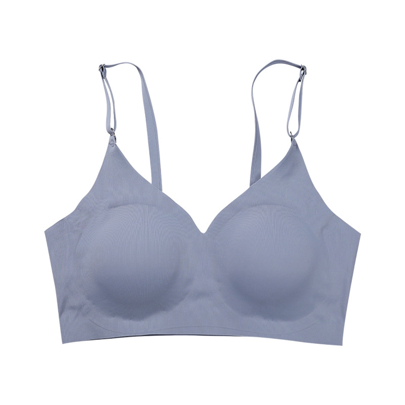 Peaskjp Womens Sports Bras Sleek Plus Size Full Coverage Wireless Push