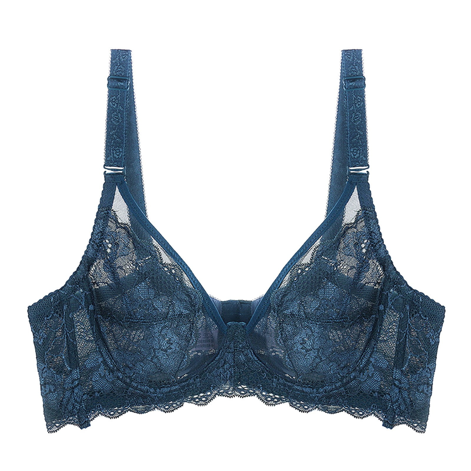 PEASKJP Womens Bras Wider Strips Cozy Wireless Plunge Bra for Women ...