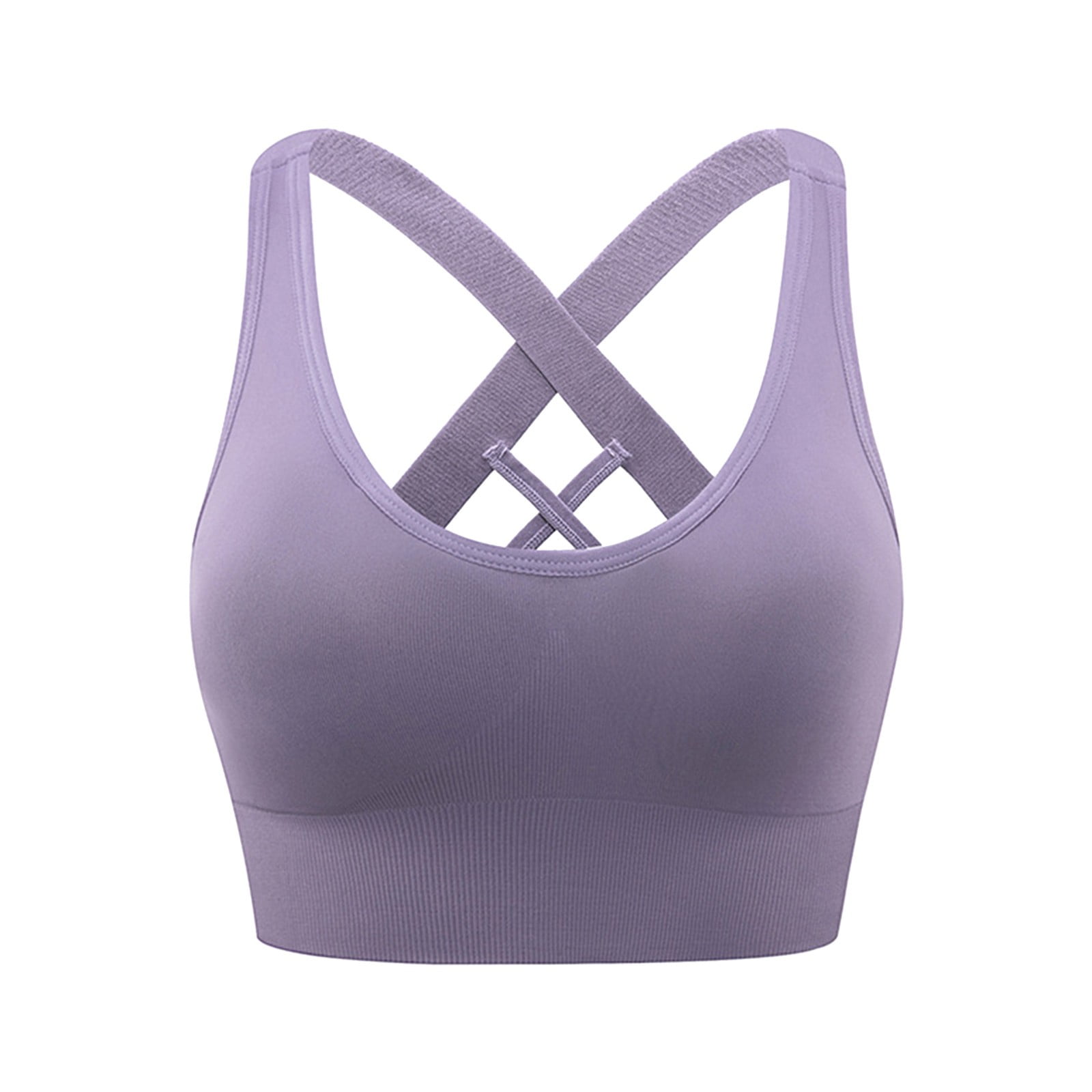 PEASKJP Womens Bras Women's Seamless Comfortable Sports Bra with ...