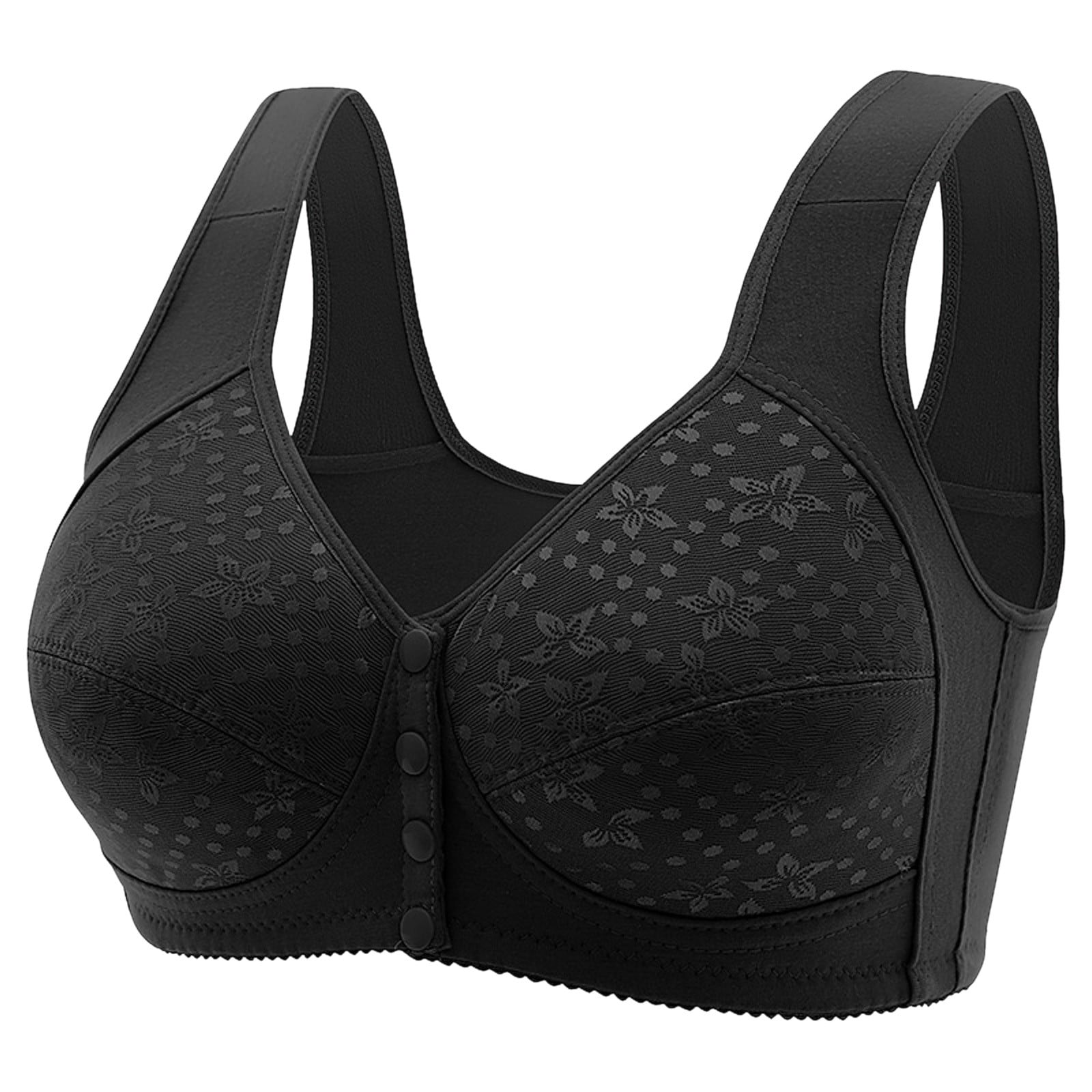PEASKJP Womens Plus Size Womens Bras Comfortable Womens Low Back Bra ...