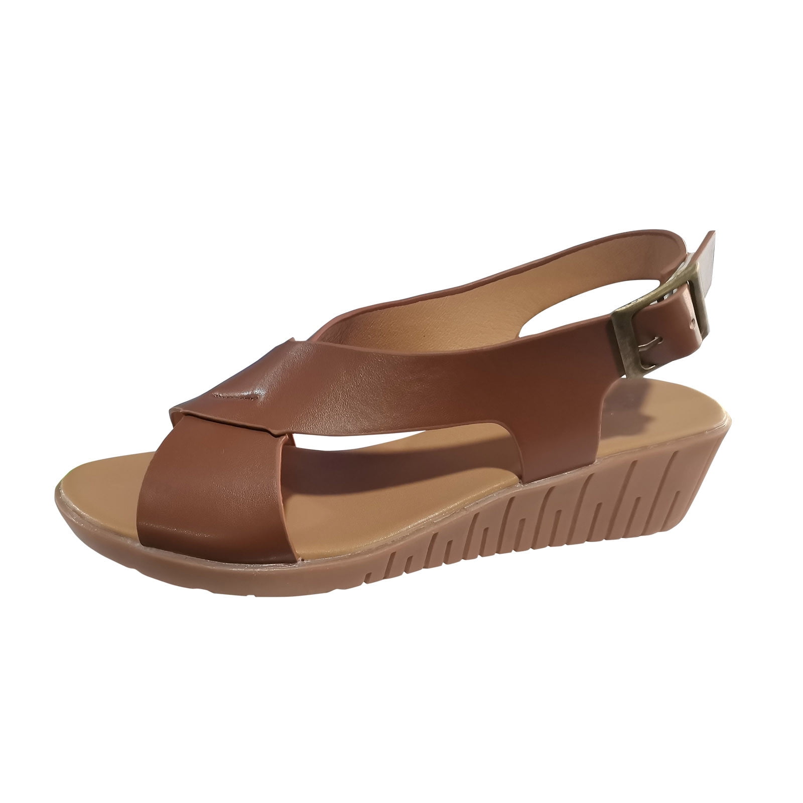 PEASKJP Womens Sandals Dressy Sandals for Women Wedge,Womens Summer ...