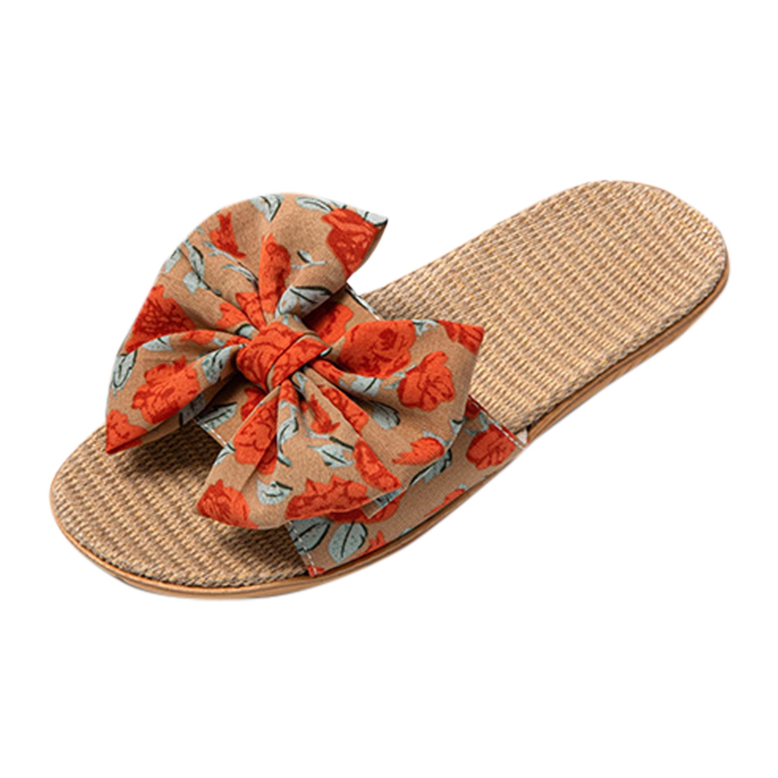 PEASKJP Womens Sandals Women's Classic Genuine Leather Casual Loafer ...