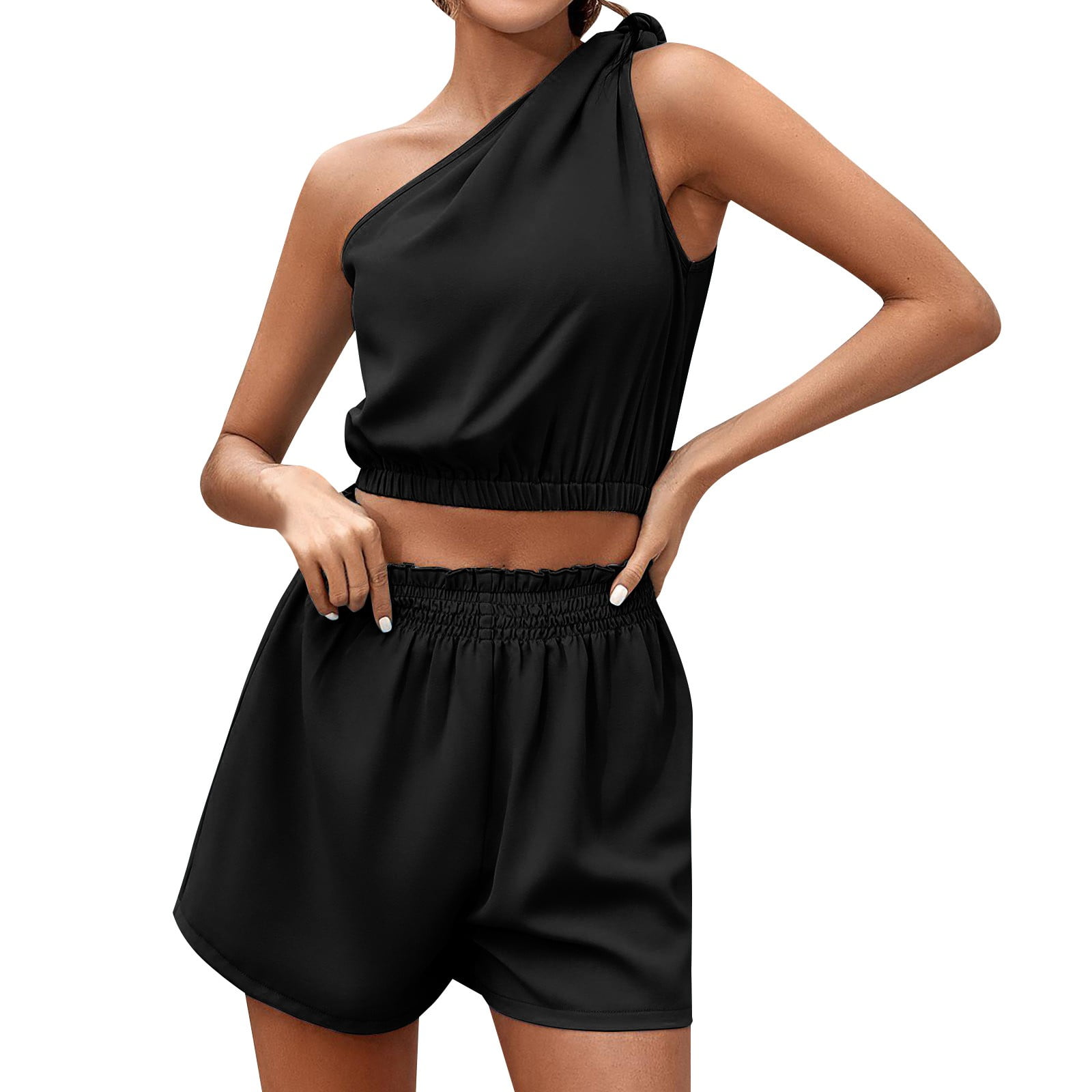 PEASKJP Womens Shorts Tracksuit Women's Graphic Print Tracksuit 2 Pcs ...