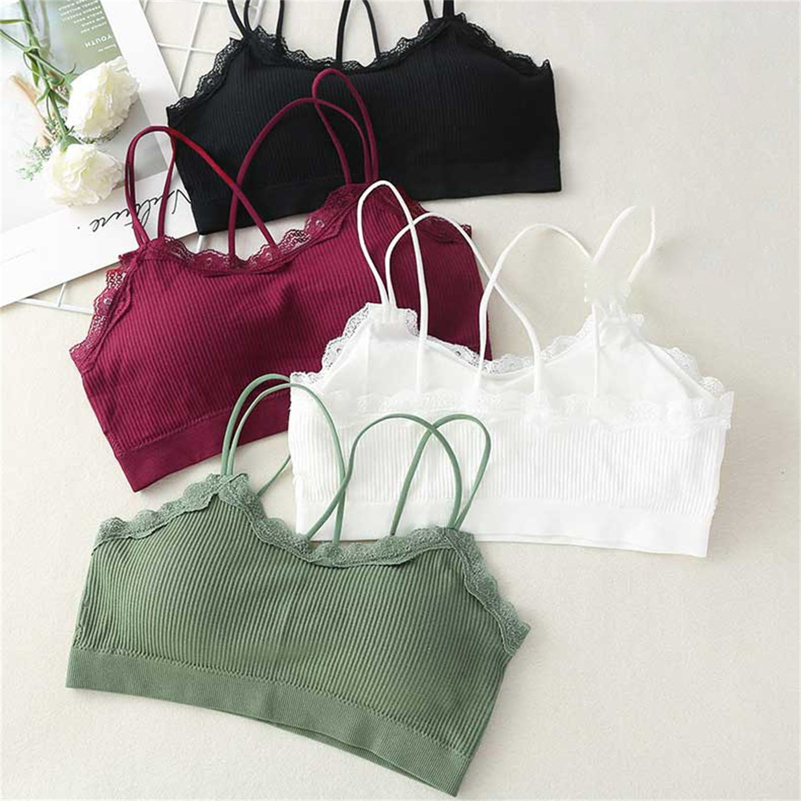 PEASKJP Womens Sports Bras Plus Size Women's Comfort Revolution ...