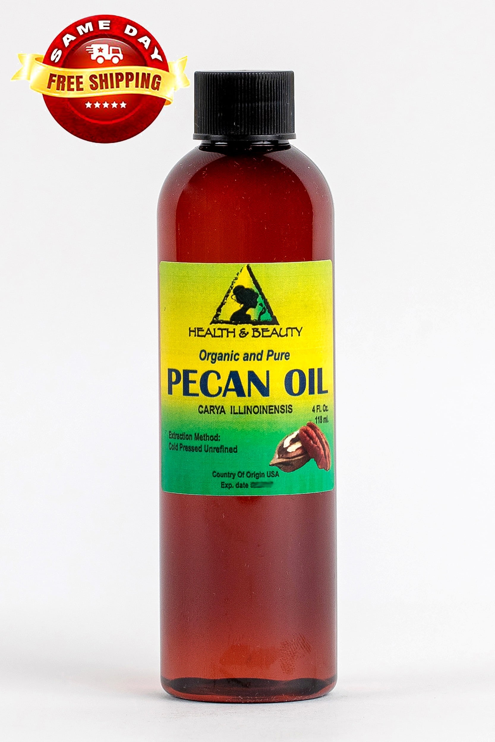 PECAN OIL UNREFINED ORGANIC CARRIER COLD PRESSED VIRGIN RAW PREMIUM ...