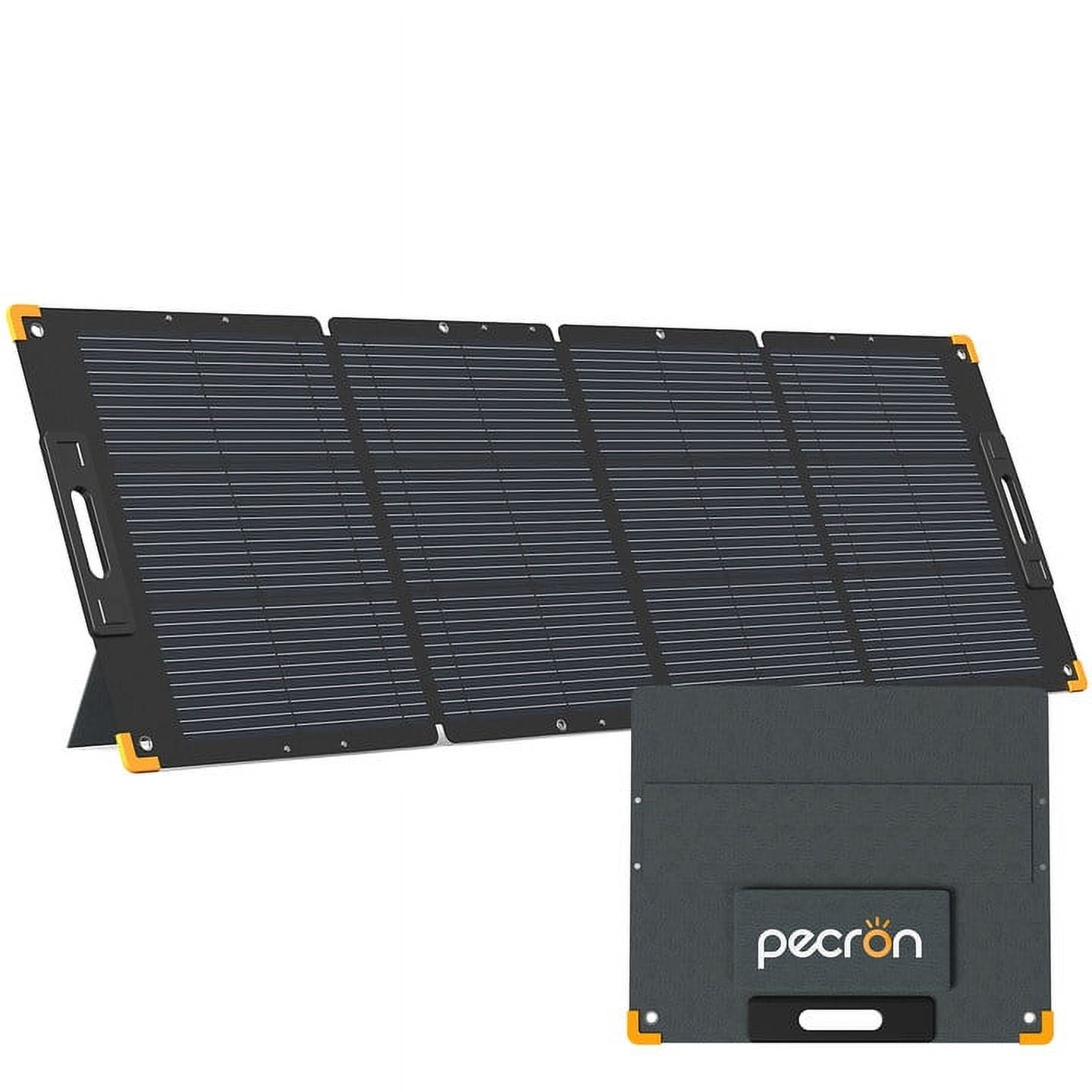 PECRON 200W Foldable Solar Panel, Waterproof IP67, For E600LFP/E1500LFP ...