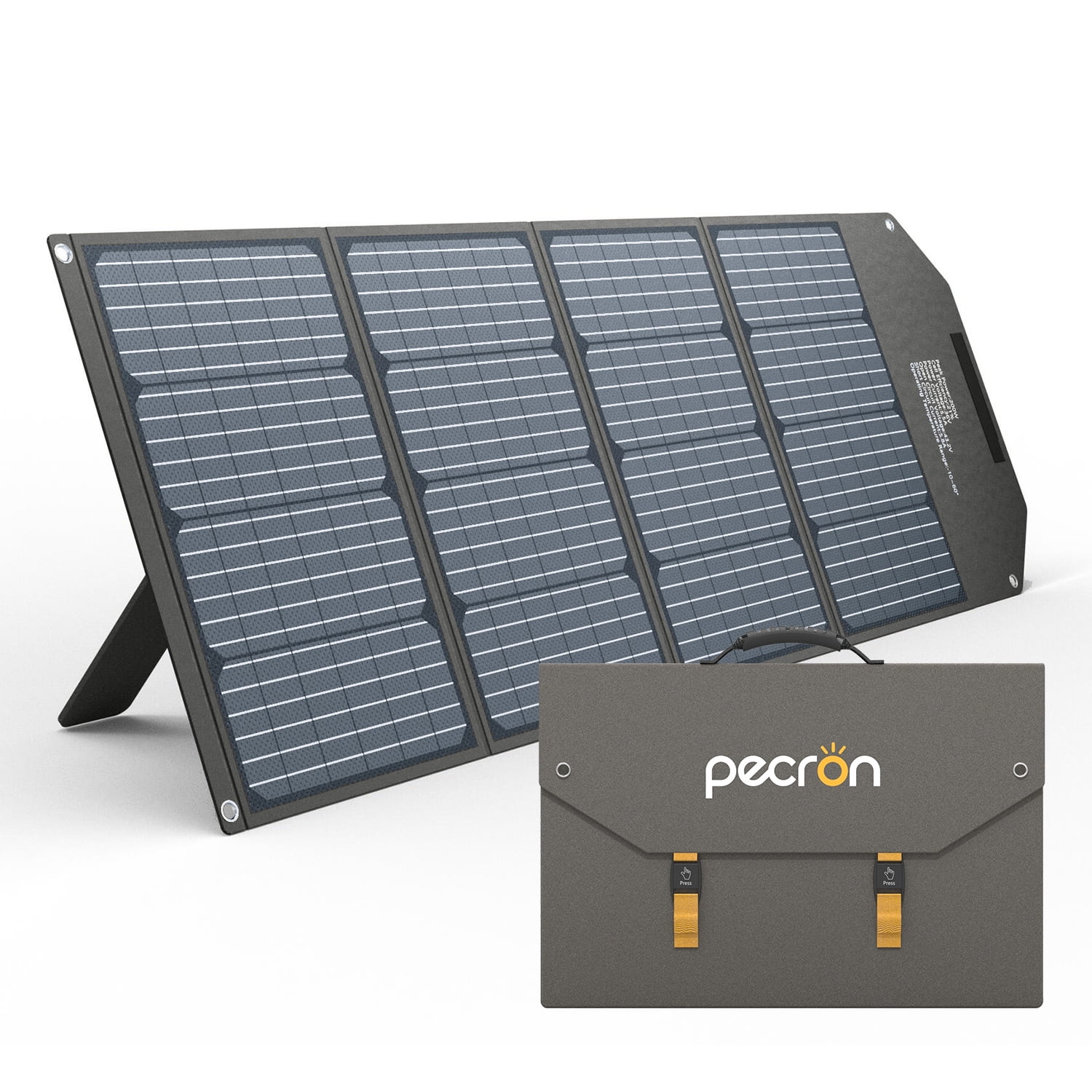 PECRON 200W 36V Solar Panels Foldable Kit for Camping Portable Solar ...