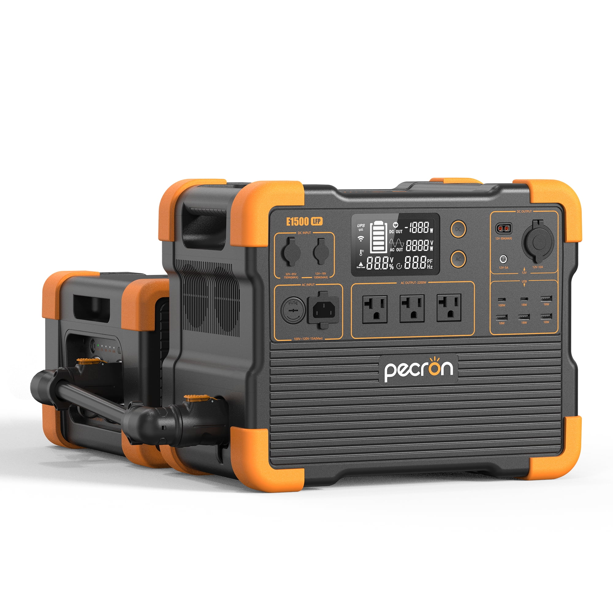 PECRON E1500LFP 1536Wh Portable Power Station, UPS for Home Emergency ...