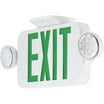 Progress Lighting Pecue-Ur-Led Exit Signs Red Led Exit Sign - White ...