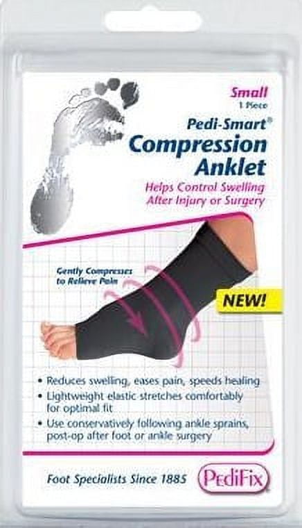 PEDIFIX Pedi-Smart Compression Foot Anklet Pain Swelling Relief Sock ...