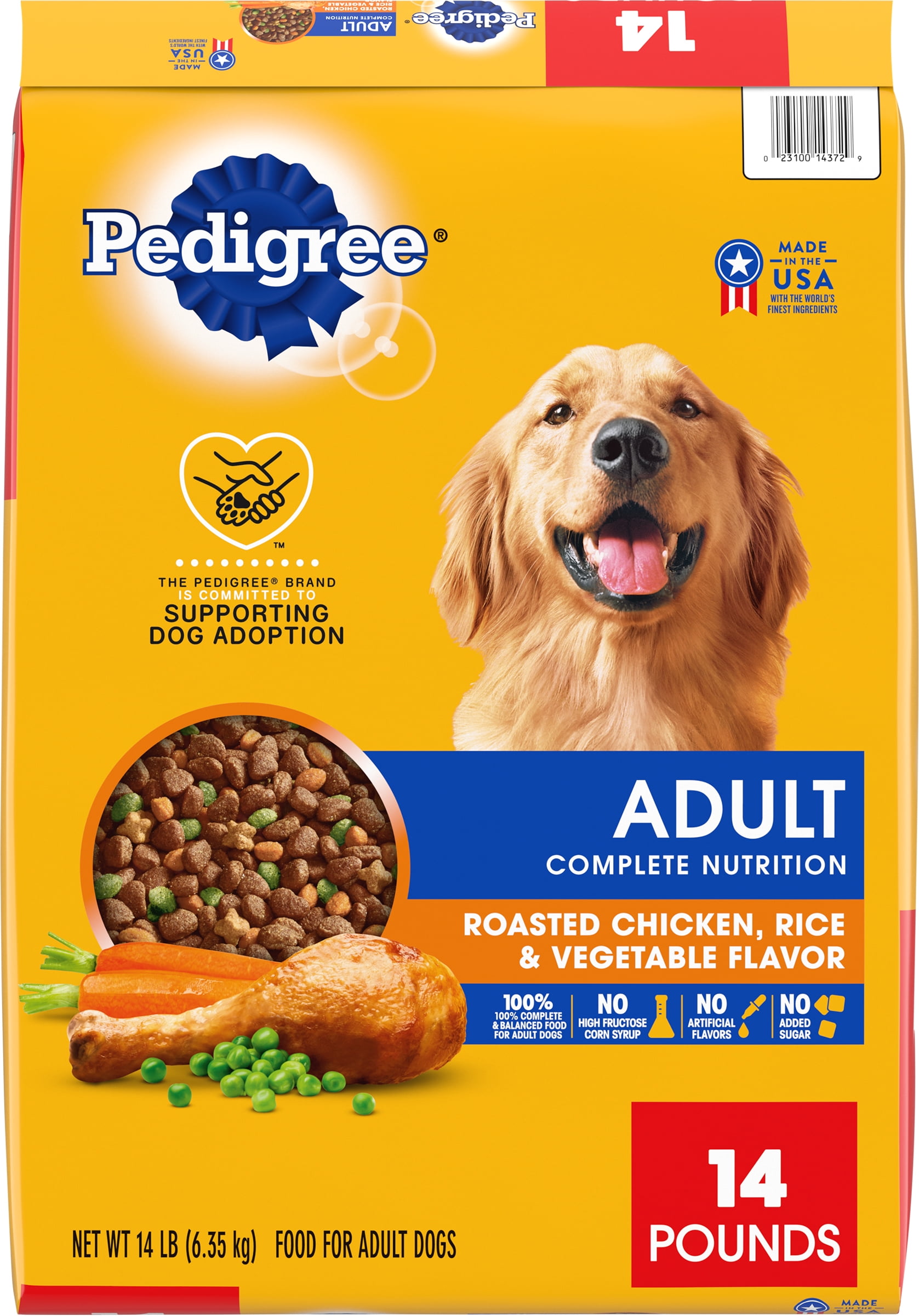 PEDIGREE Adult Dry Dog Food with Roasted Chicken, Rice & Vegetable ...