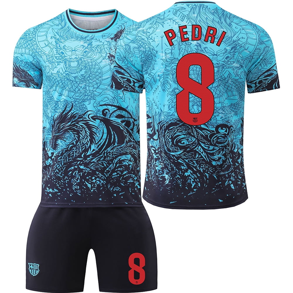 PEDRI Number 8 2025-2026 Youth Soccer Jerseys for Boys & Girls 6-17 ...