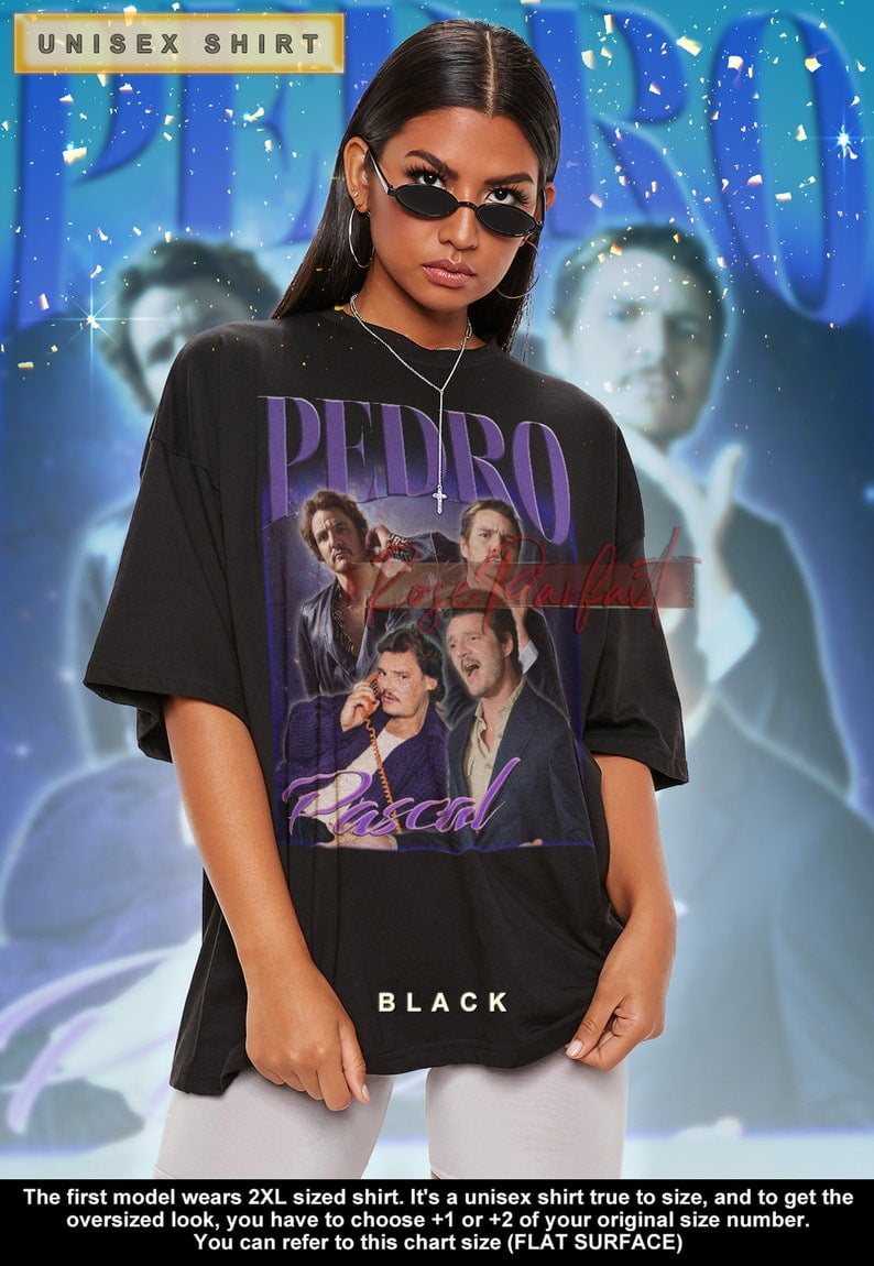 PEDRO PASCAL 90s Tees, Pedro Pascal Fans Gift, Pedro Shirt, Actor Pedro ...