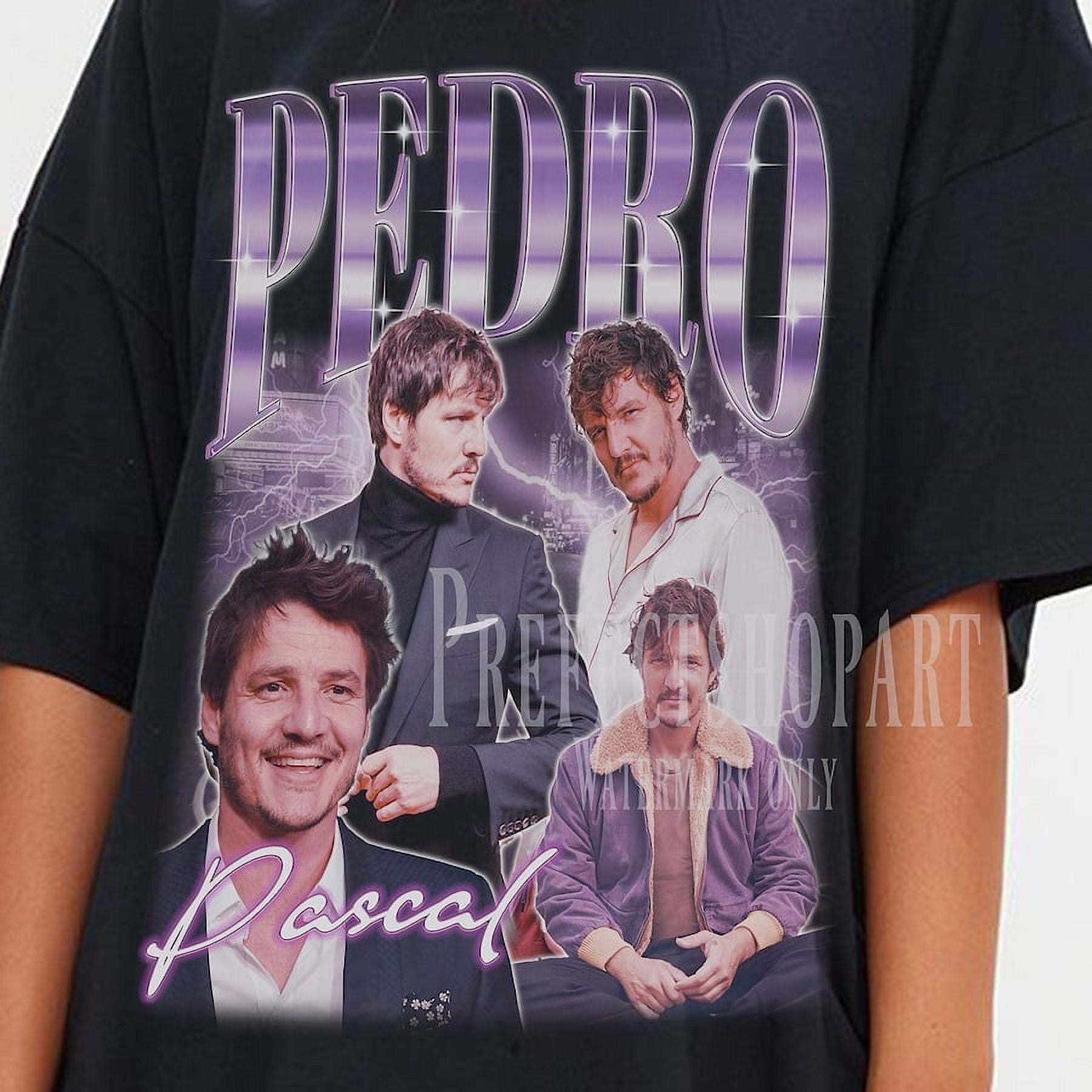 PEDRO PASCAL Shirt, Actor Pedro Pascal Shirt Retro 90s, Narco Pedro ...