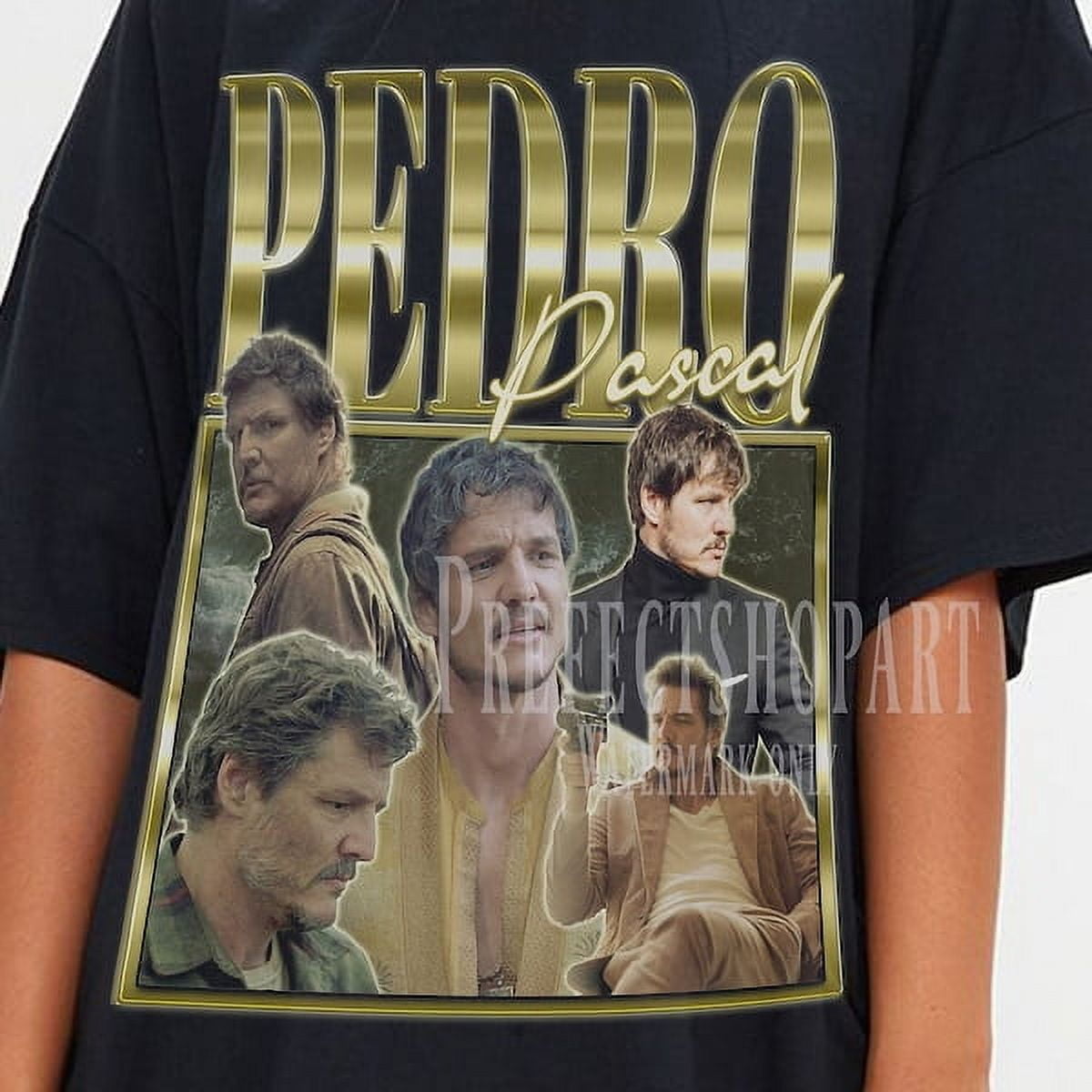 PEDRO PASCAL Shirt, Actor Pedro Pascal Shirt Retro 90s, Narco Pedro ...