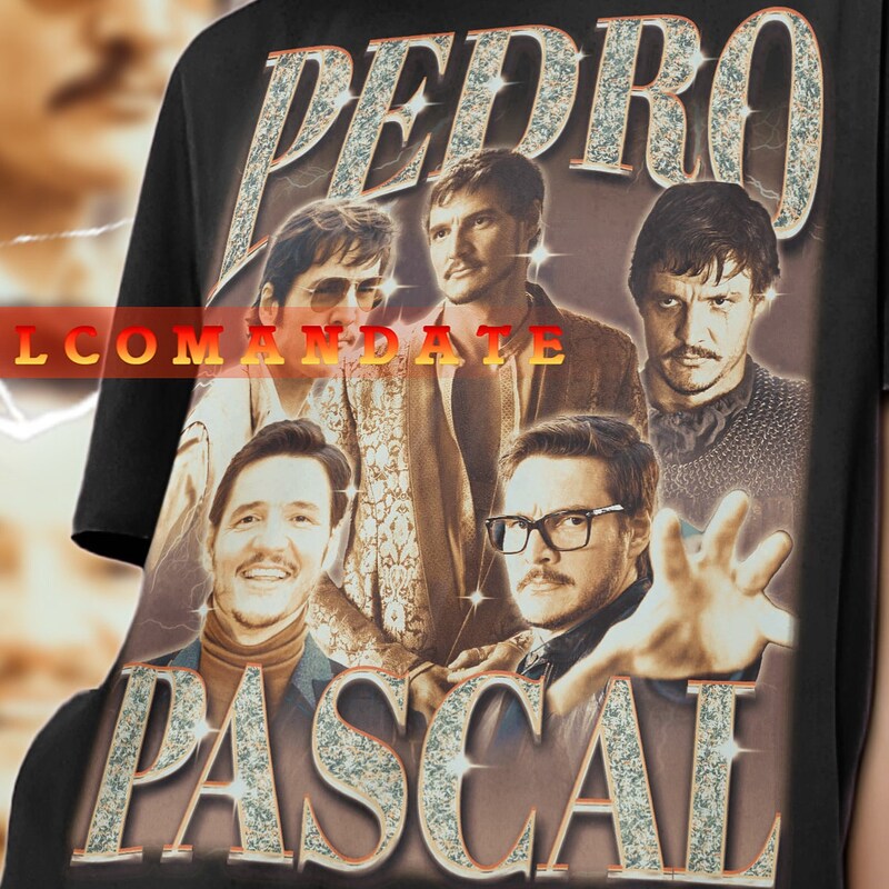 PEDRO PASCAL Vintage Shirt, Pedro Pascal Homage Tshirt, Pedro Pascal ...