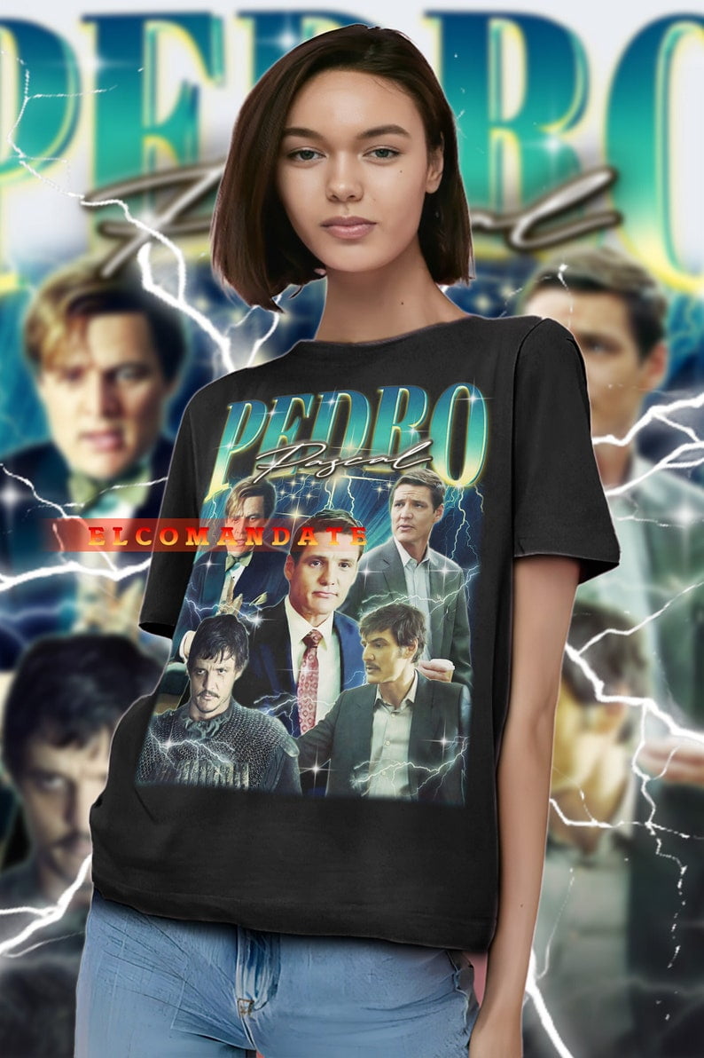 PEDRO PASCAL Vintage Shirt, Pedro Pascal Homage Tshirt, Pedro Pascal ...