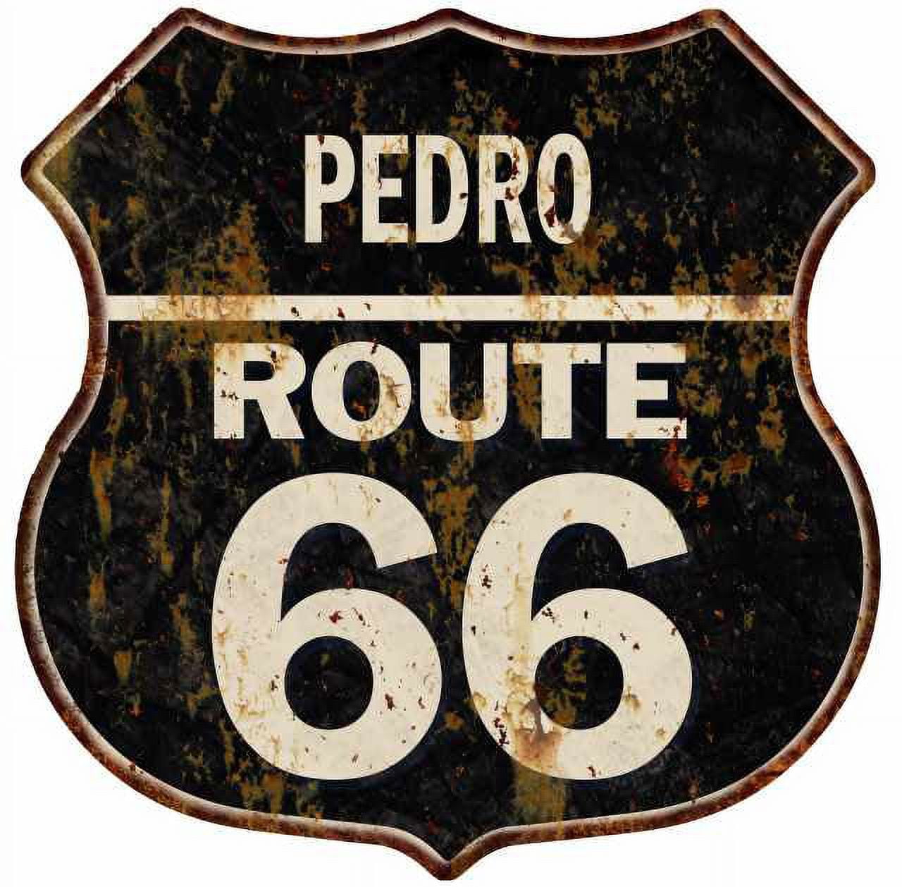 PEDRO Route 66 Sign Shield Metal Gift Man Cave Gift 211110004213 ...