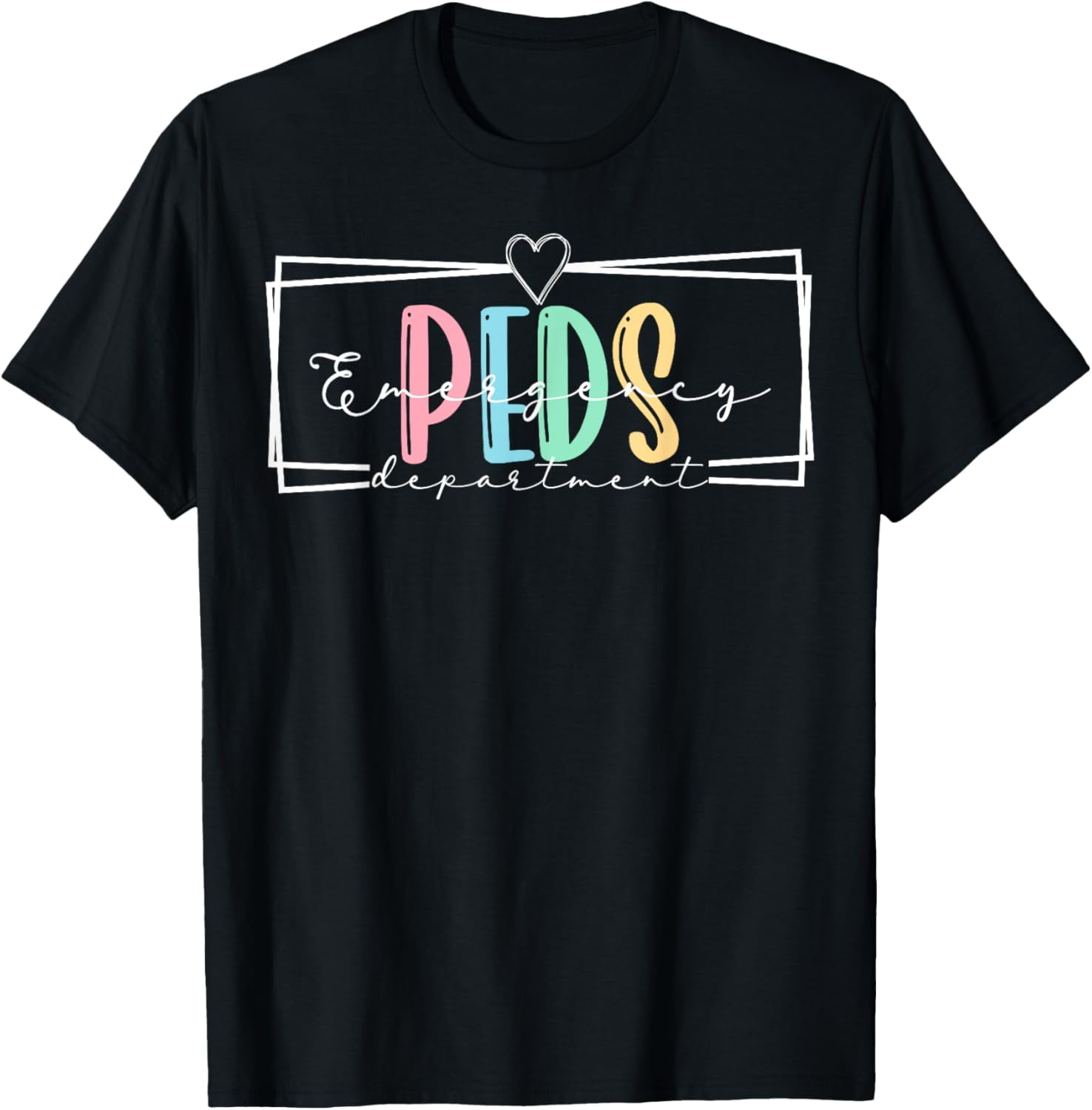 PEDS Emergency Department Doctor - RN ER Pediatric ED Nurse T-Shirt ...