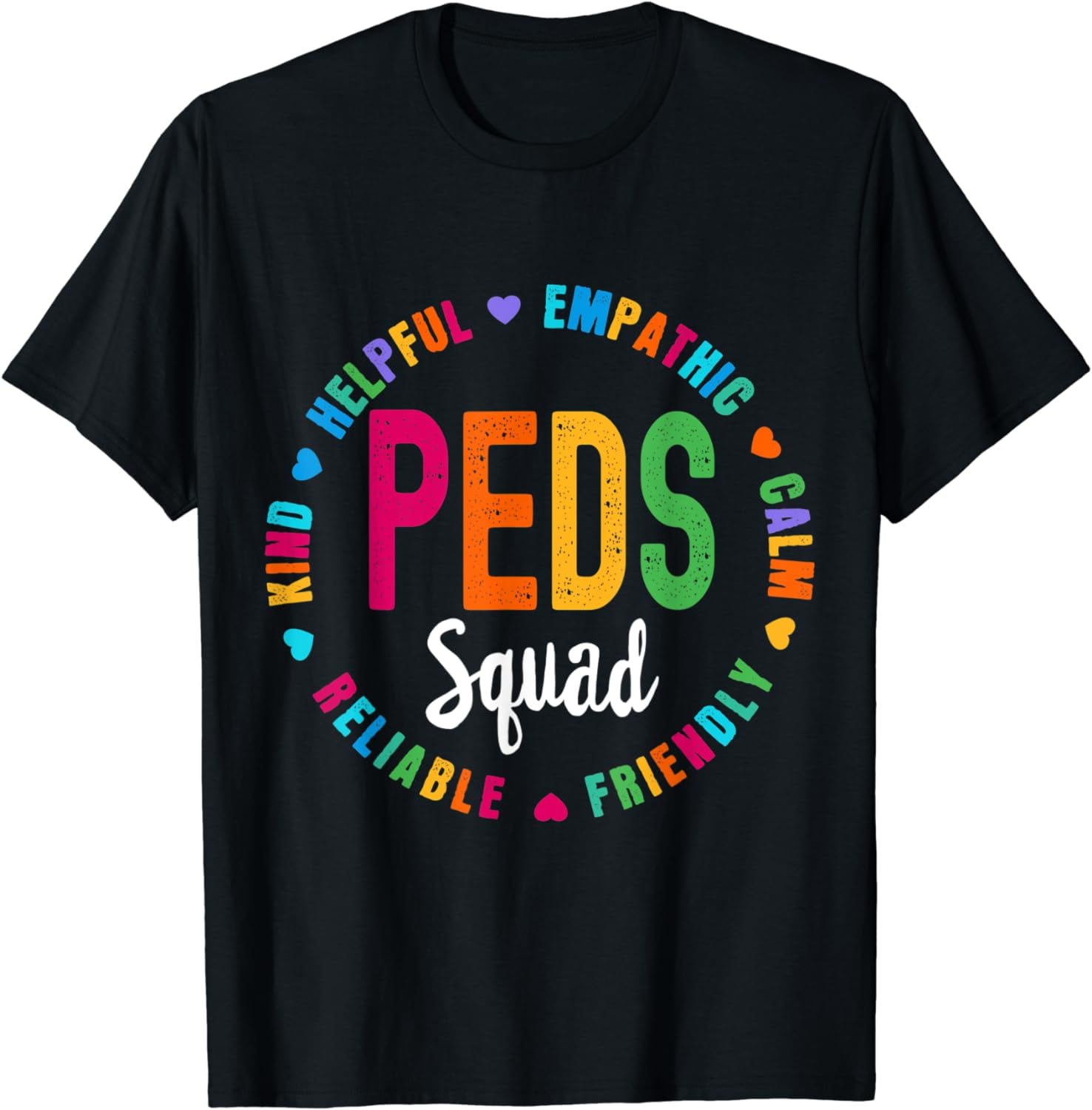 PEDS Squad Pediatric Crew Nurse Occupational Therapy NICU T-Shirt ...