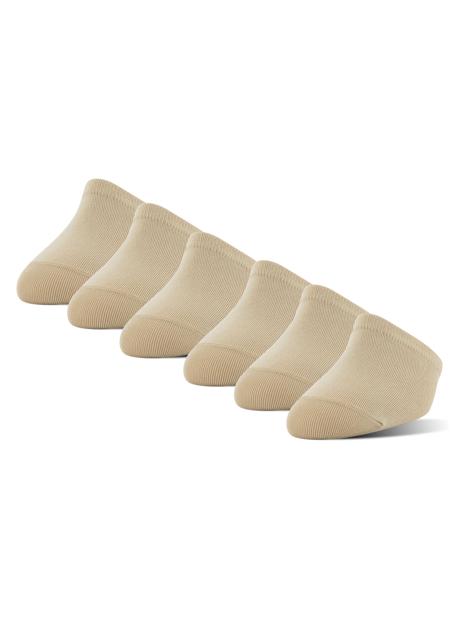 PEDS Women's Half Foot Invisible Shoe Socks Liner with Grippers, 6 ...