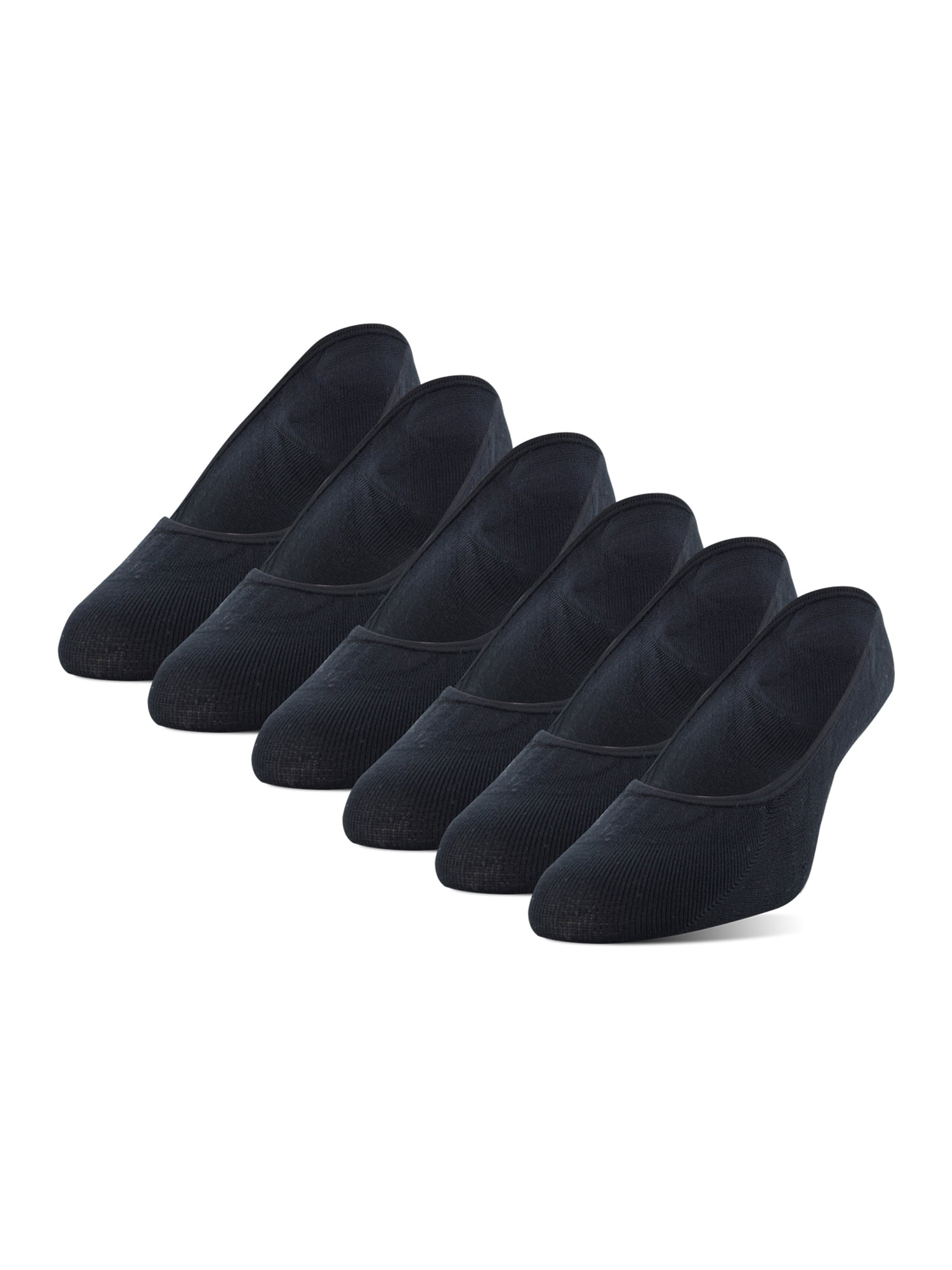 PEDS Women's Ultra Low Cut Padded Foot Liner with Gel Tab, 6 Pairs ...