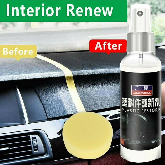 PEEIUO 100mlPlastic Parts Retreading Agent Wax Instrument Panel Wax ...