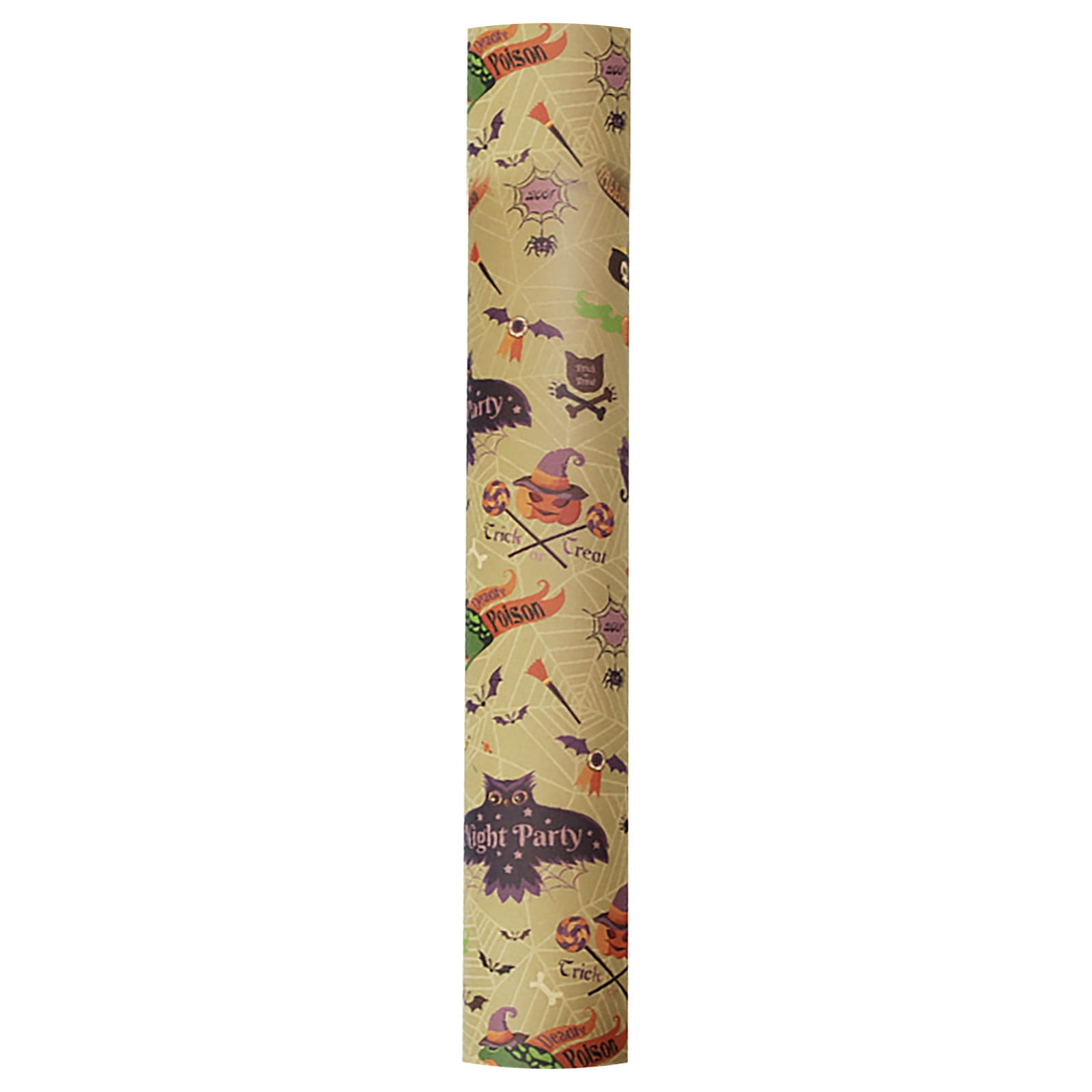 PEEIUO Halloween Single Sided Paper Pumpkin Cobweb Bat Gift Wrap Tissue ...