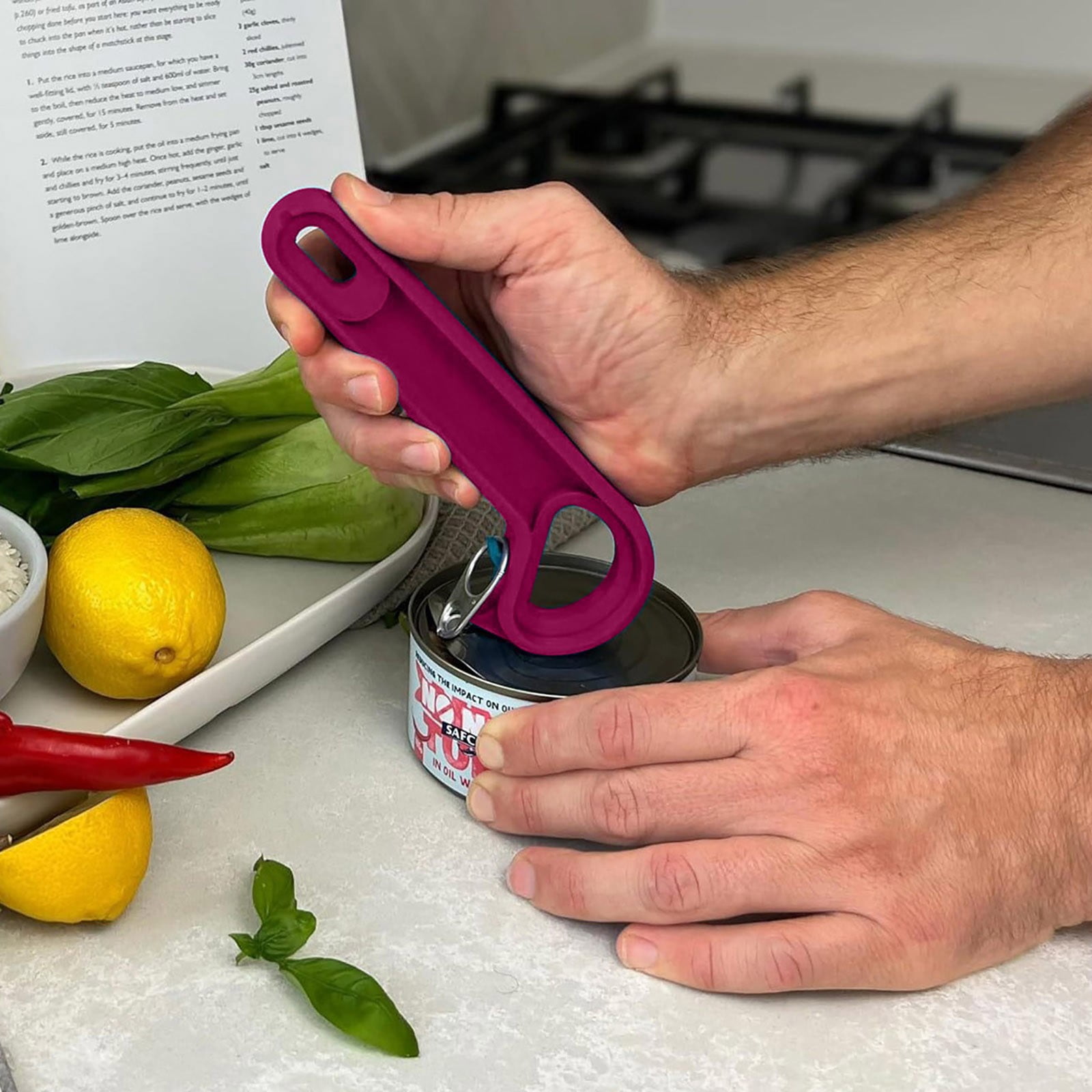 PEEIUO Ring Pull Can Tin Opener Products. Makes Cans and Tins As Easy ...