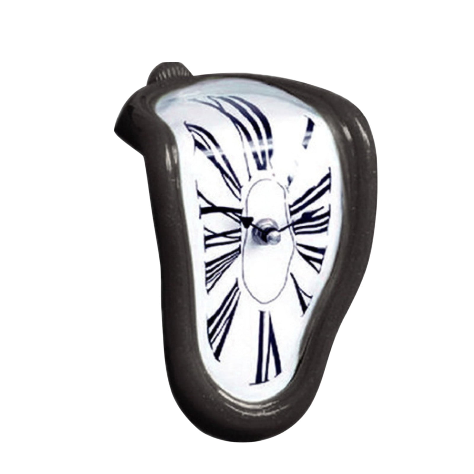 PEEIUO Seat Type Twisted Clock Table Corner Decorative Clock Retro Wall ...